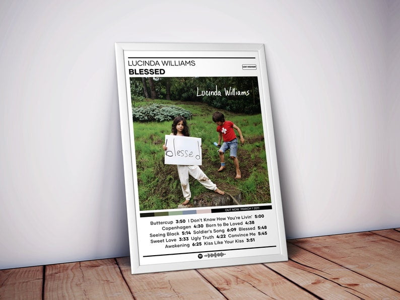 POSTER Lucinda Williams Poster | Blessed Poster | | Folk Music Posters ...