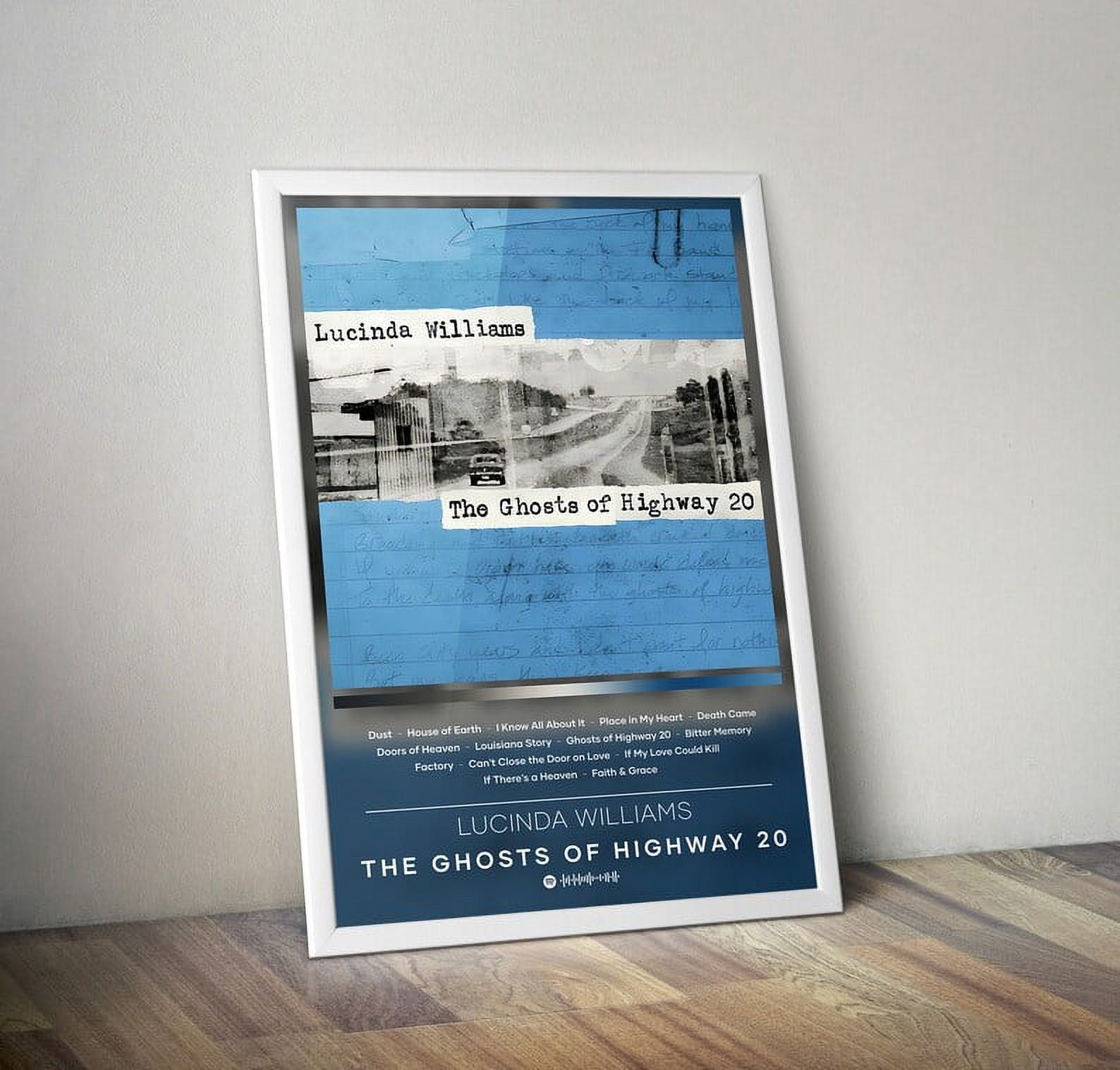 POSTER Lucinda Williams Print | The Ghosts Of Highway 20 Poster | Album Poster Prints | s | Wall ...