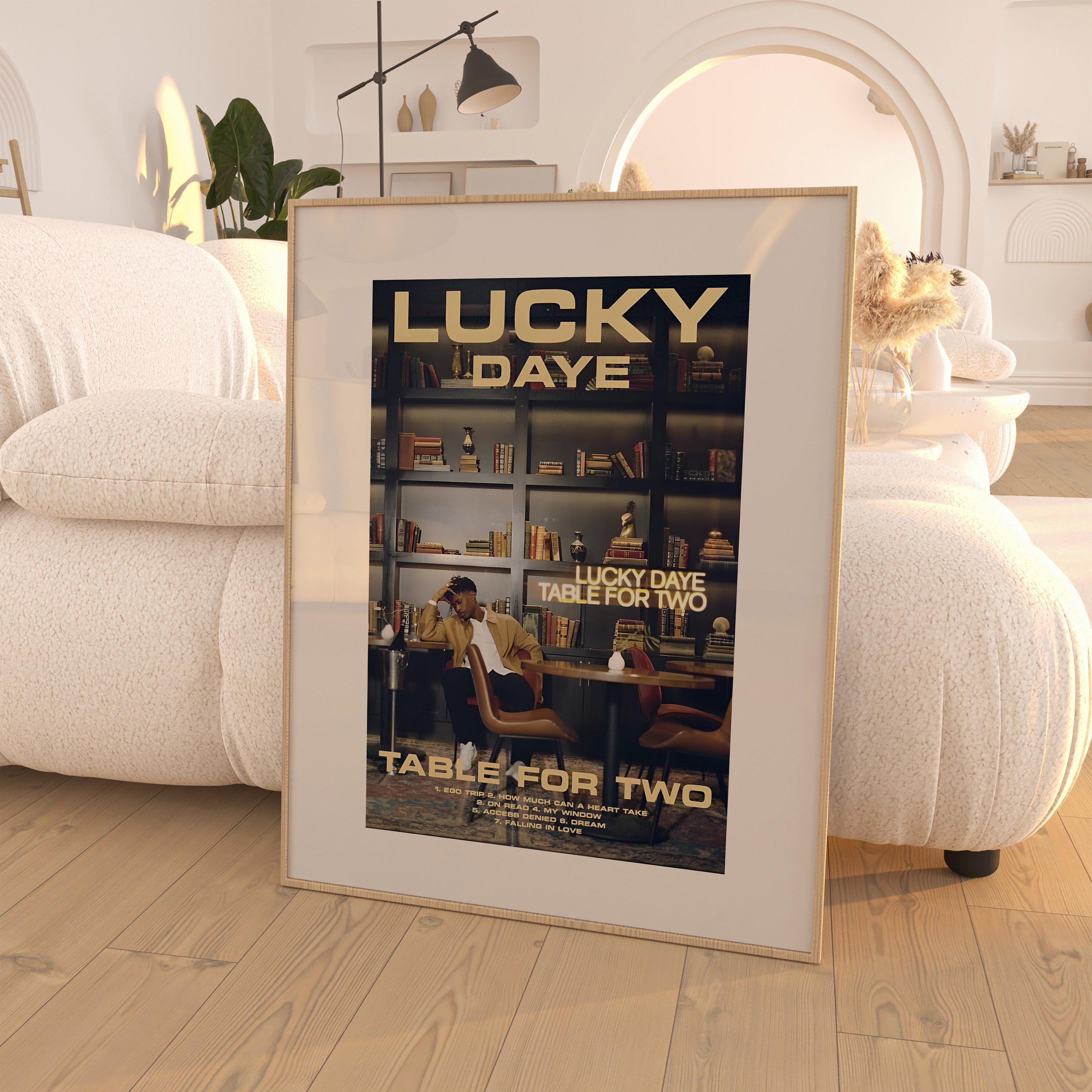 POSTER Lucky Daye - Table For Two Album Cover Poster | Music Wall Art ...