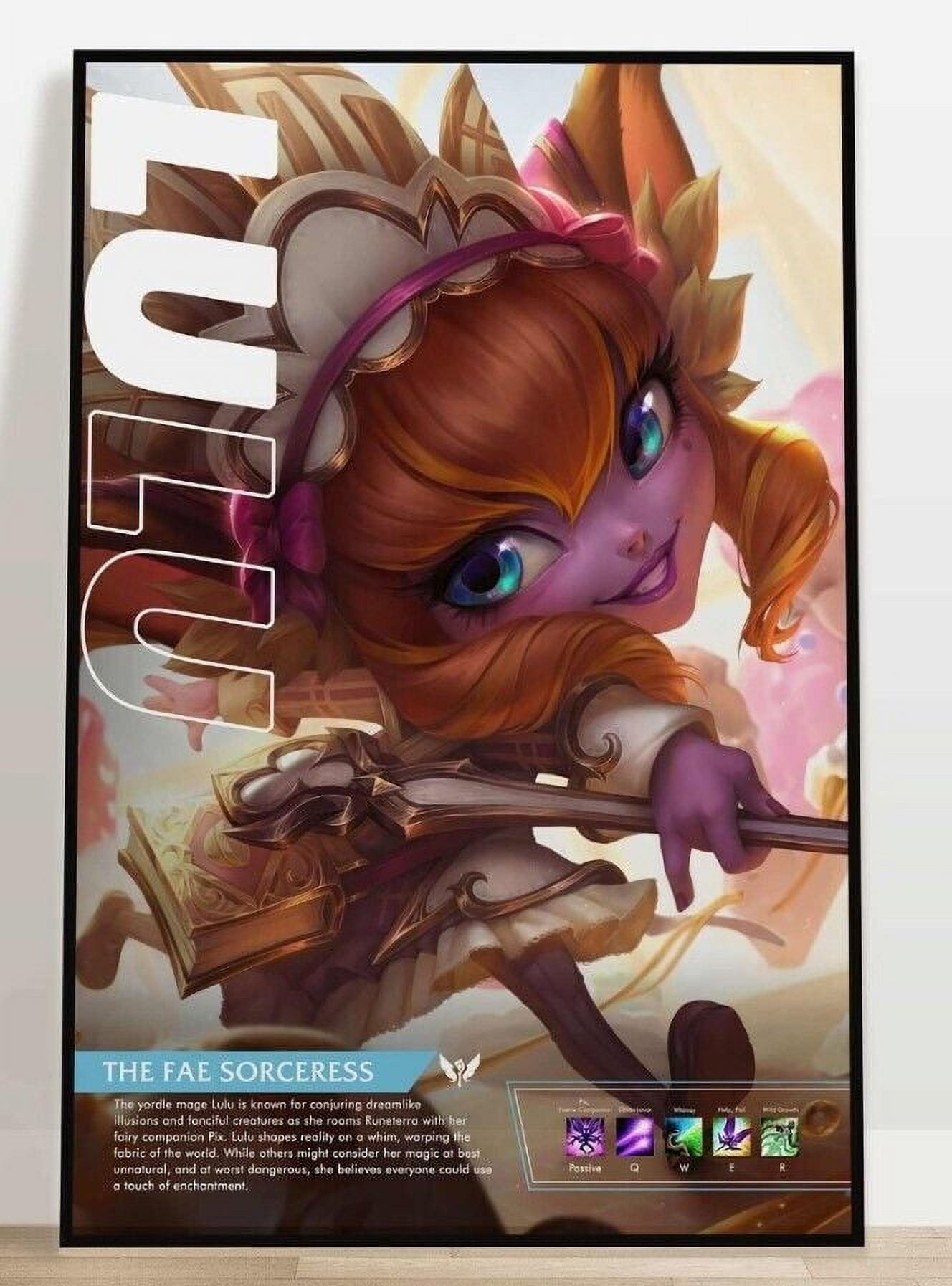 POSTER Lulu | Custom League of Legends Poster-24x36-UNFRAMED - Walmart.com