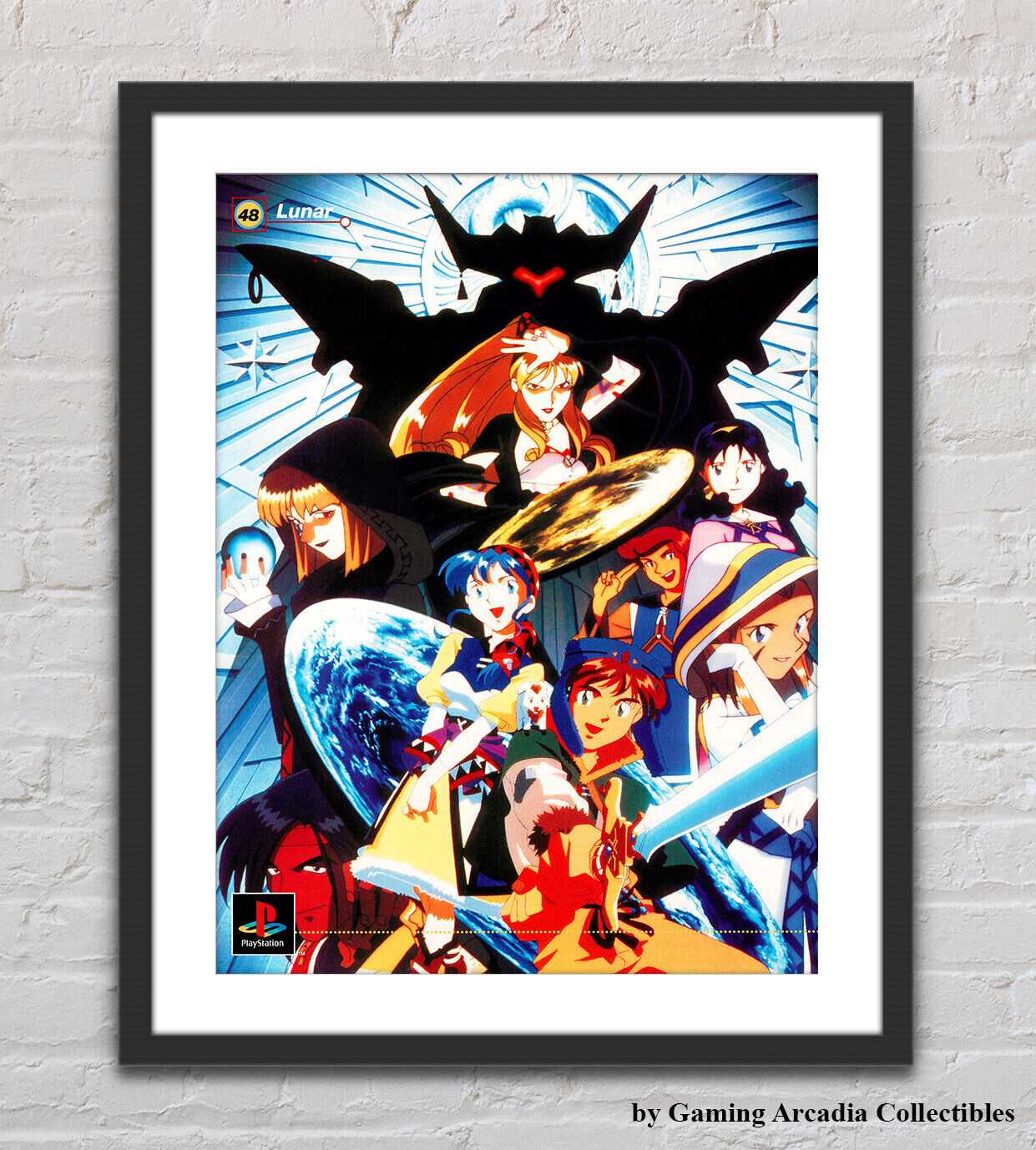 POSTER Lunar Silver Star Complete Playstation PS1 Poster-24x36-UNFRAMED ...