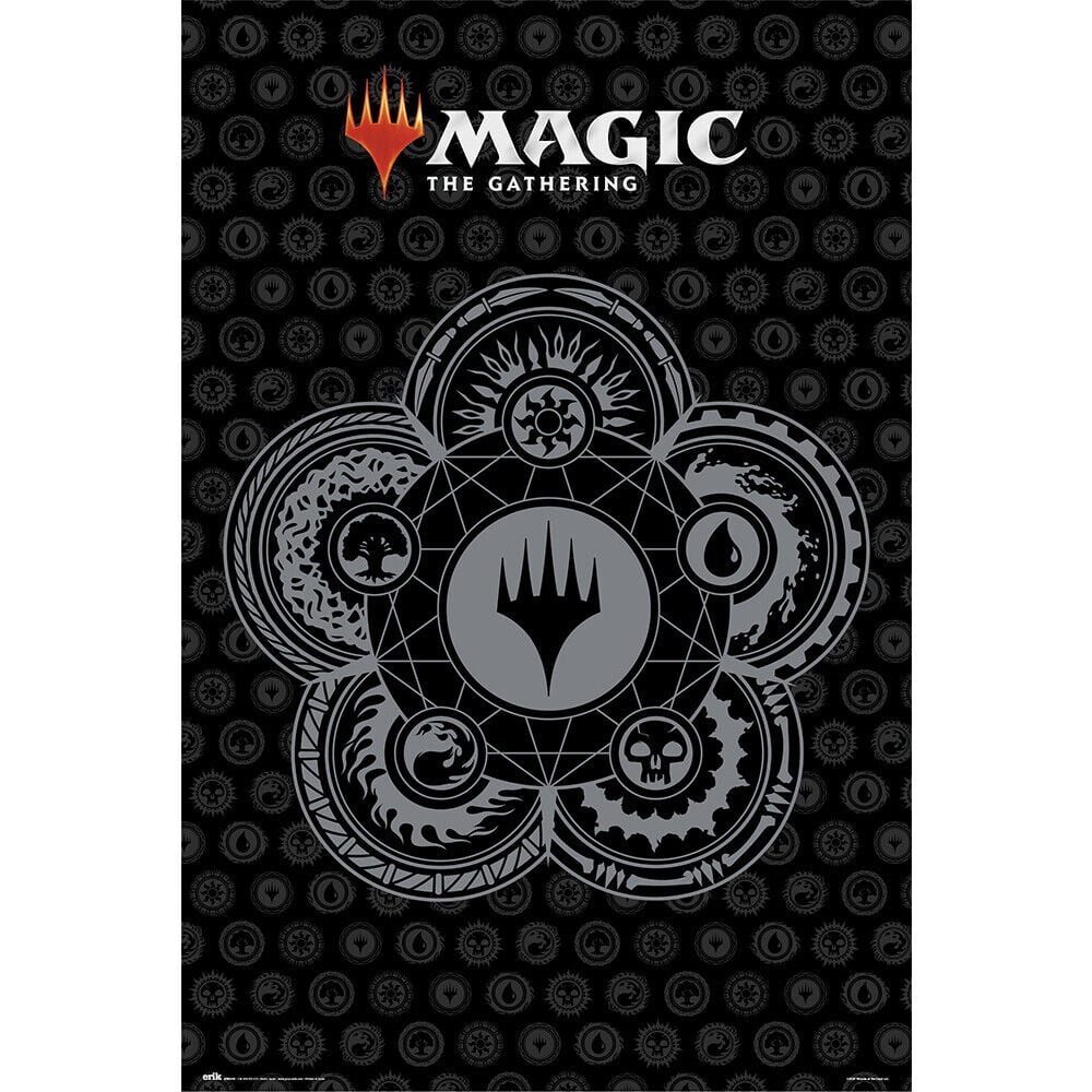 POSTER MAGIC THE GATHERING - SYMBOLS POSTER - GAME 85413-12x18-UNFRAMED ...