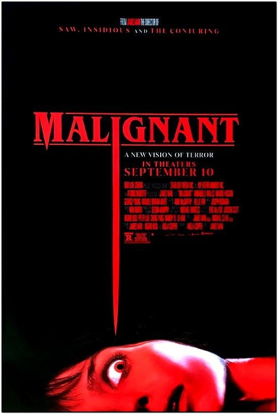 POSTER MALIGNANT - 2021 - original D/S Horror Movie Poster - ANNABELLE ...