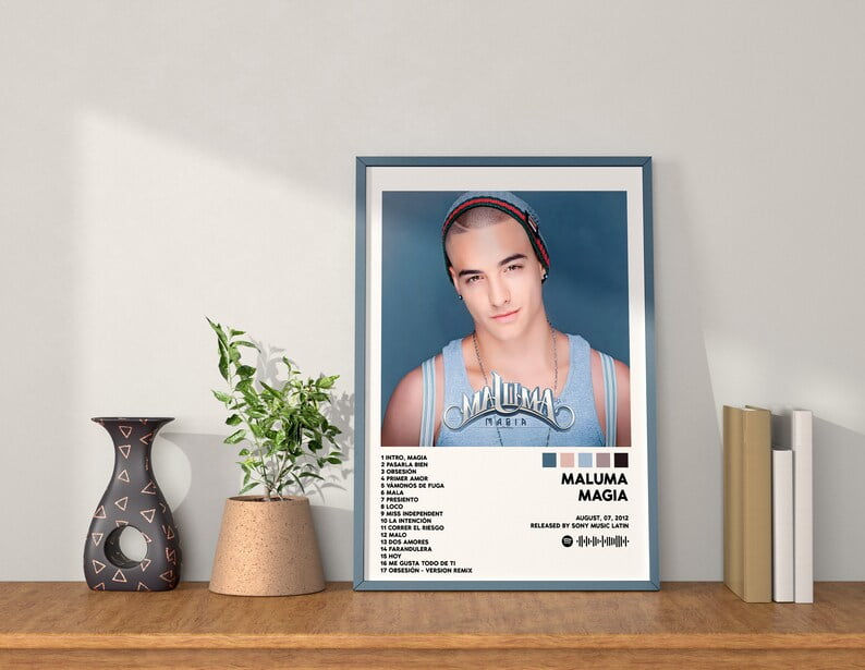 POSTER MALUMA / MAGIA / Imprimible , portada del álbum, poster-UNFRAMED ...