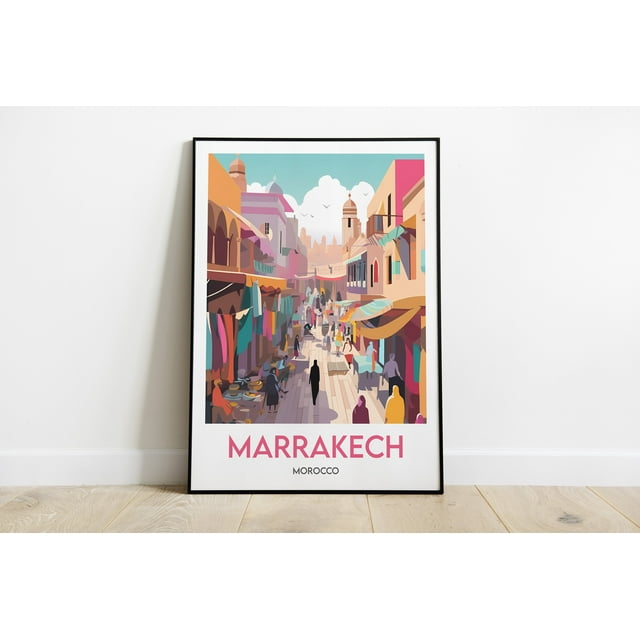 POSTER MARRAKECH | MOROCCO | POSTER-UNFRAMED - Walmart.com