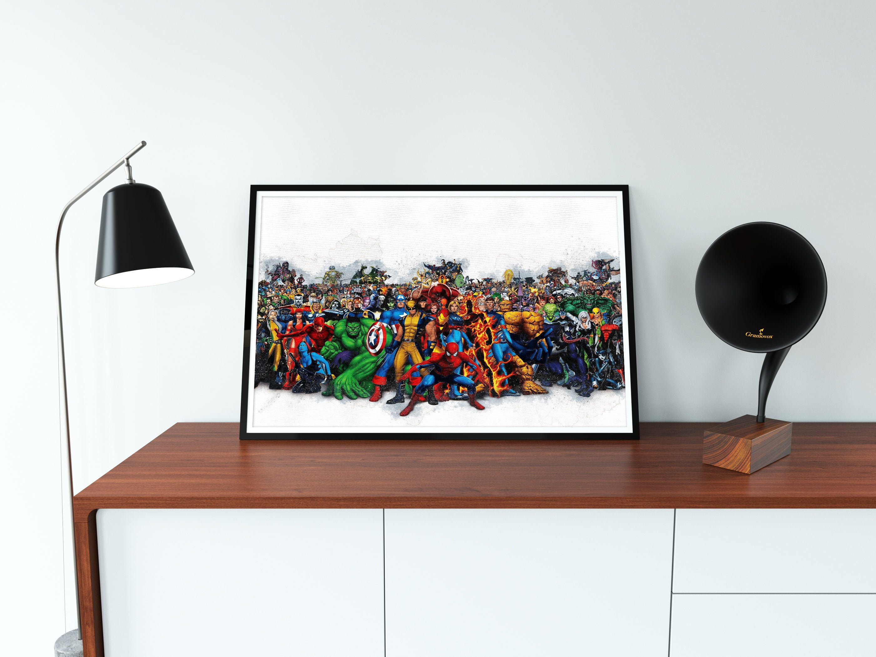 POSTER MARVEL SUPERHEROES POSTER - Avengers Poster - Marvel Heroes ...