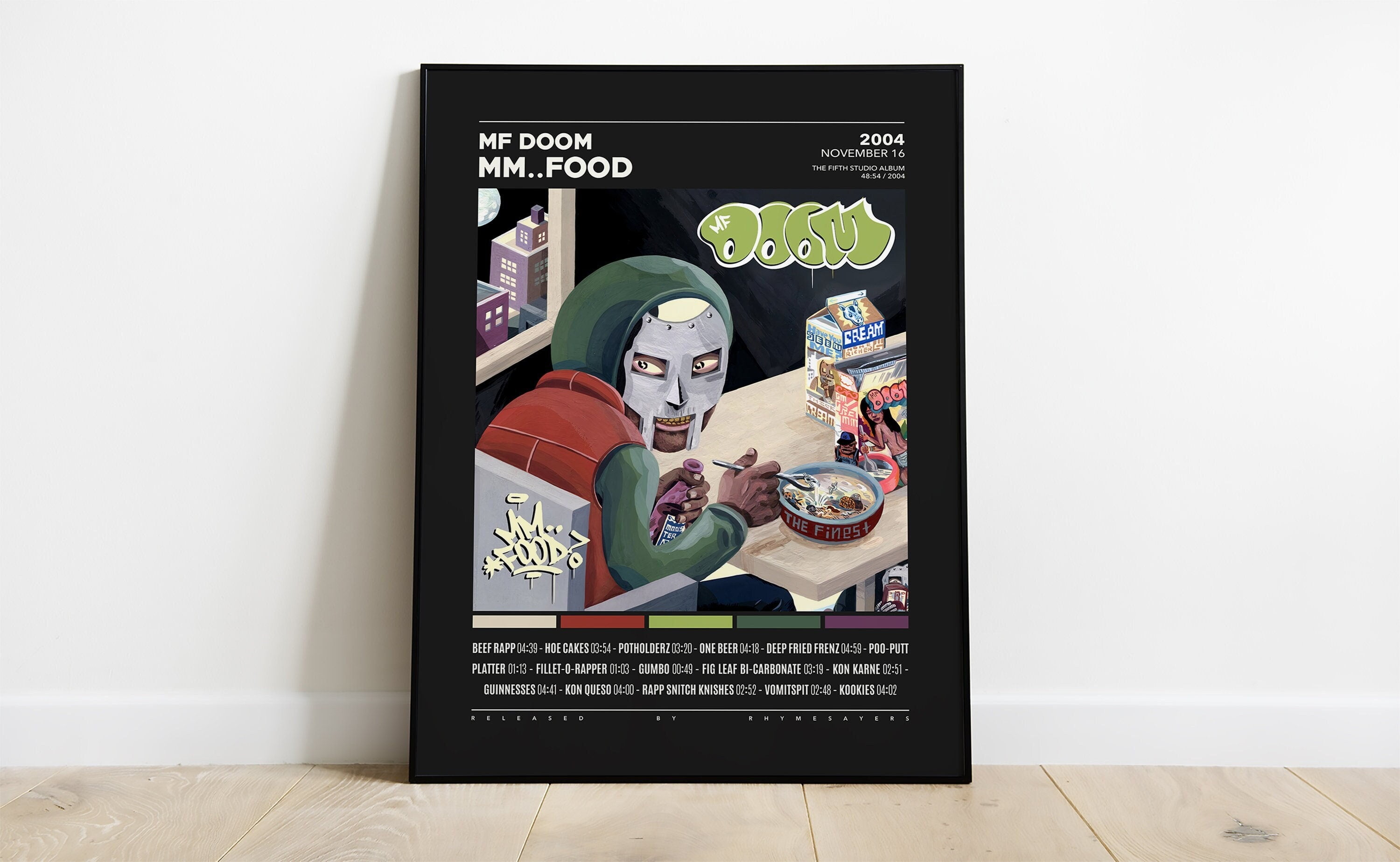 POSTER MF DOOM Posters / mm... food Poster, Tracklist Album Cover ...