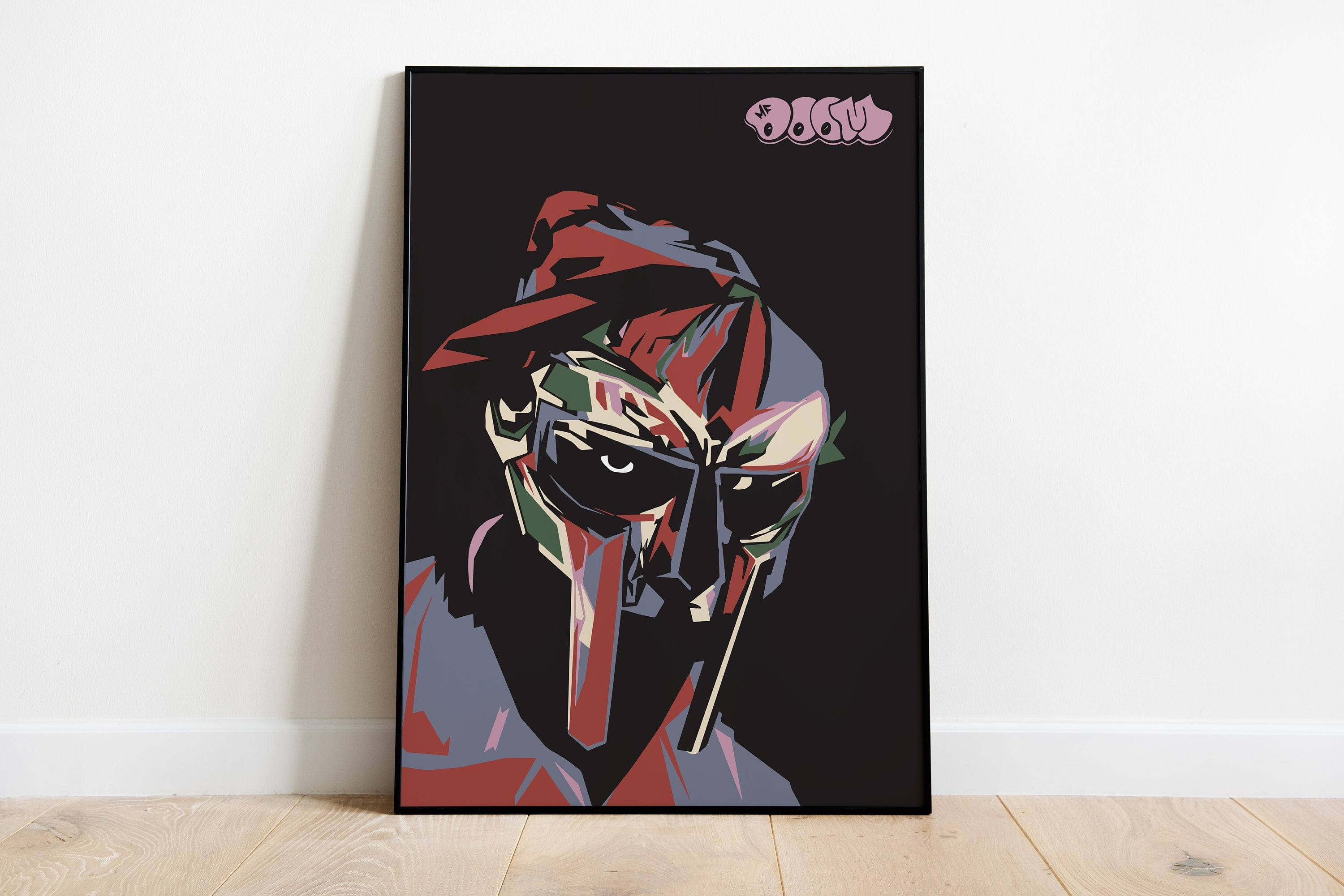 POSTER MF DOOM Print: Rap Poster, Madvillain Vibe, Hip Hop Art Gift ...