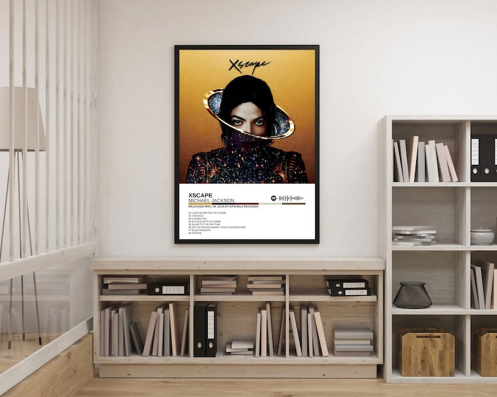 POSTER MICHAEL JACKSON / XSCAPE / Imprimible , portada del álbum, cartel, decoraciÃ³n del hogar ...