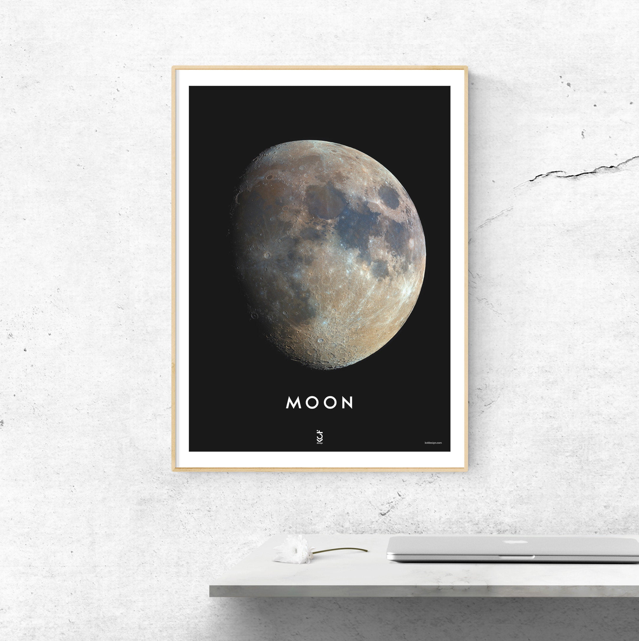 POSTER MOON Poster. Moon Poster. Moon Wall Art. High Resolution Moon ...