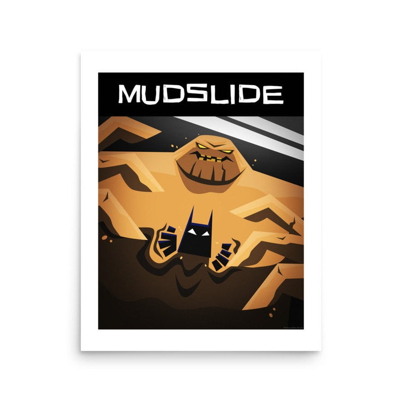 POSTER MUDSLIDE | Batman the Animated Series | Clayface Poster-UNFRAMED ...