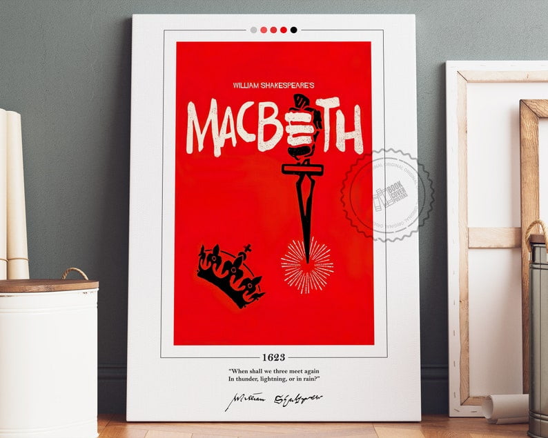 POSTER Macbeth Book Cover Poster | William Shakespeare, Macbeth Poster ... POSTER Macbeth Book Cover Poster | William Shakespeare, Macbeth Poster ...