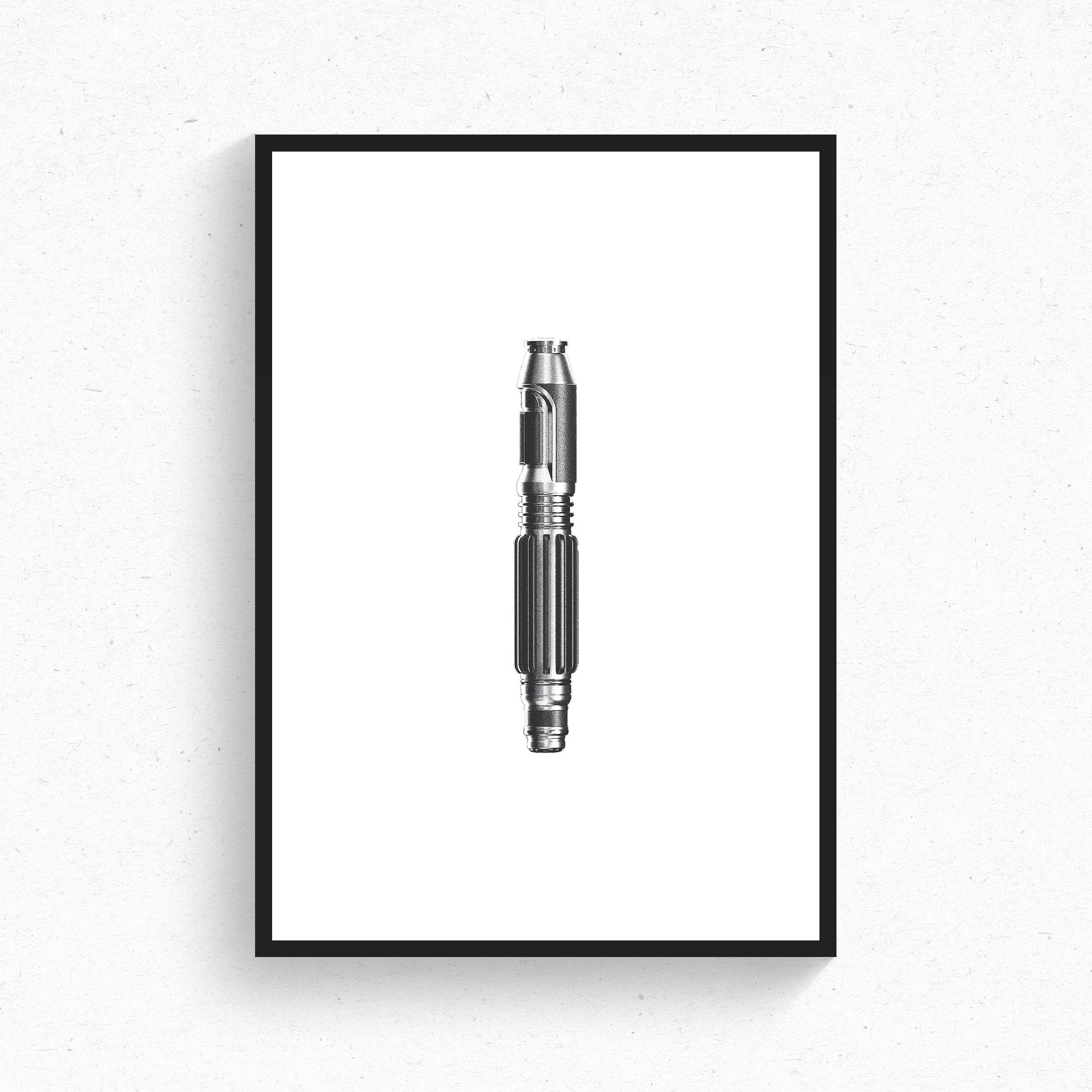 POSTER Mace Windu Lightsaber Hero Star Wars Art Print Poster Home Decor ...