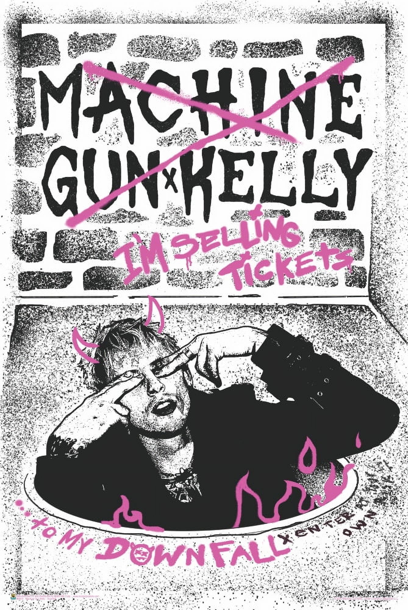 POSTER Machine Gun Kelly - Downfall Poster --24x36-UNFRAMED - Walmart.com
