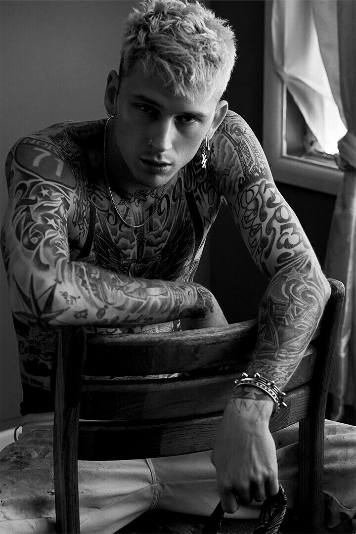 POSTER Machine Gun Kelly Mgk Bad Boy Hip Hop Rapper Print Wall Art Home ...