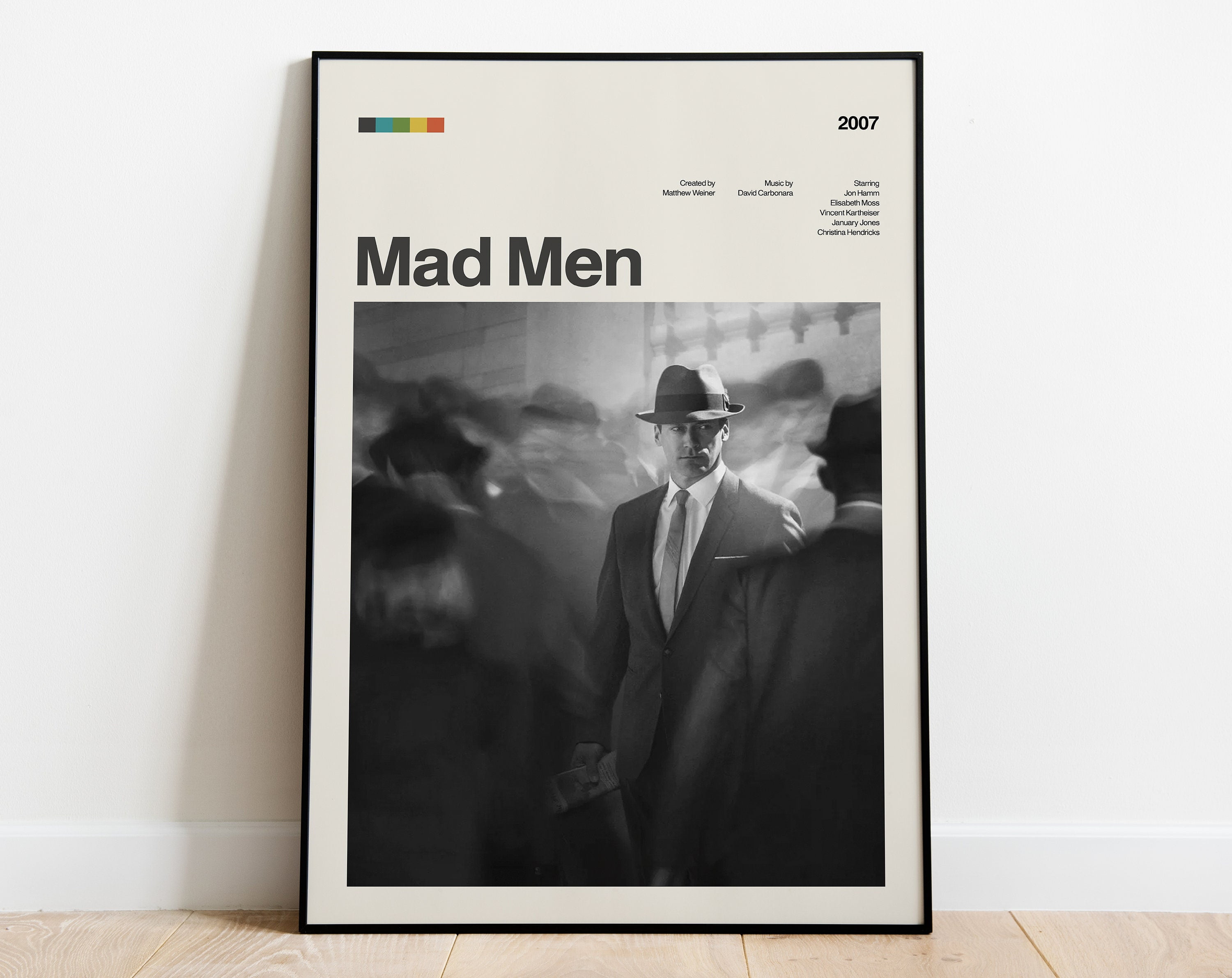 POSTER Mad Men Poster, Mid Century Tv Series Poster Print, Mad Men Tv ...