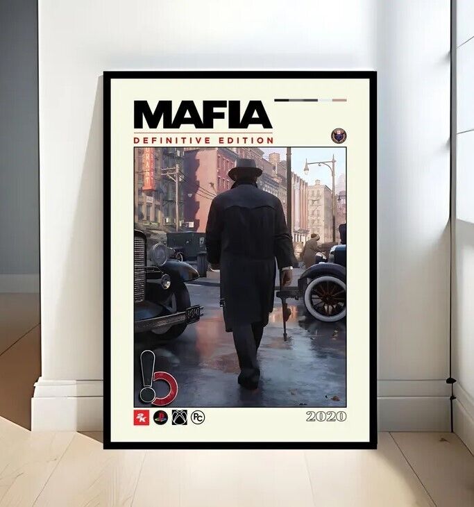 POSTER Mafia: Definitive Edition Poster-Gaming print-Game Room Wall ...