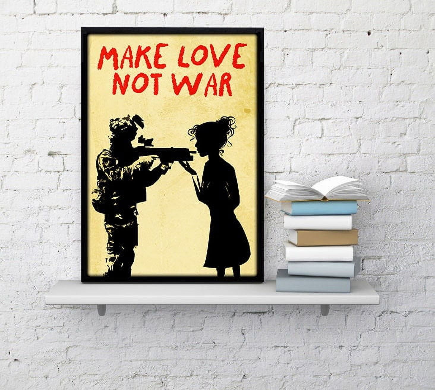 POSTER Make Love Not War Poster Peace Poster Peace Print Peace on earth ...