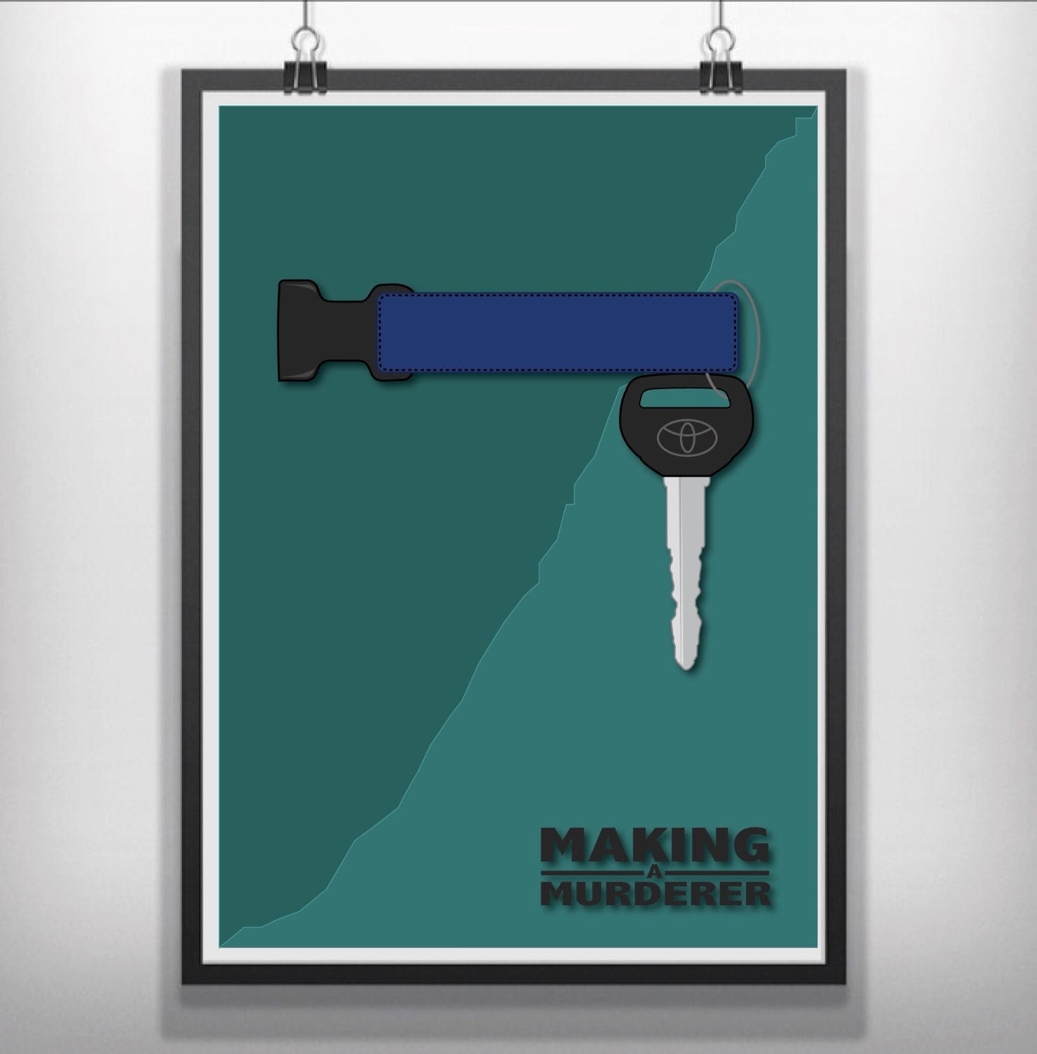 POSTER Making a murderer minimalist movie poster-UNFRAMED - Walmart.com