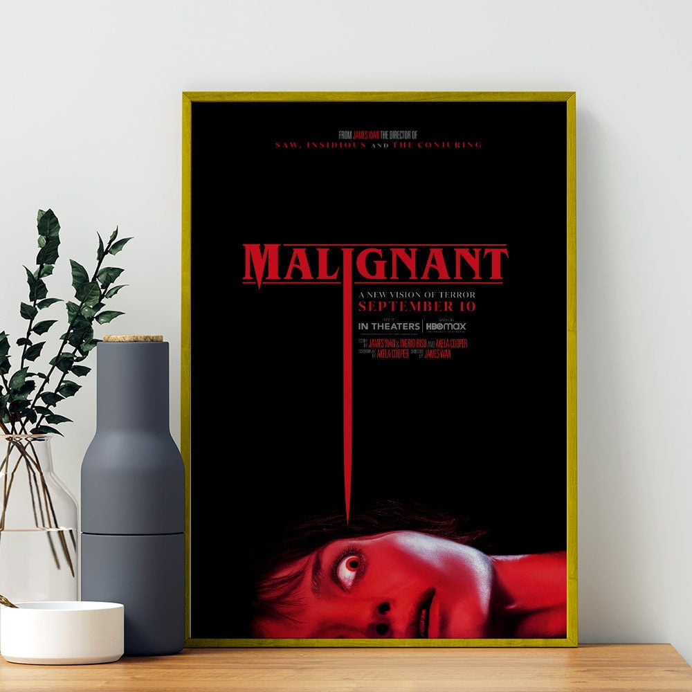 POSTER Malignant Horror Poster, Cinema Movie Wall Decor, Wall Art Room ...
