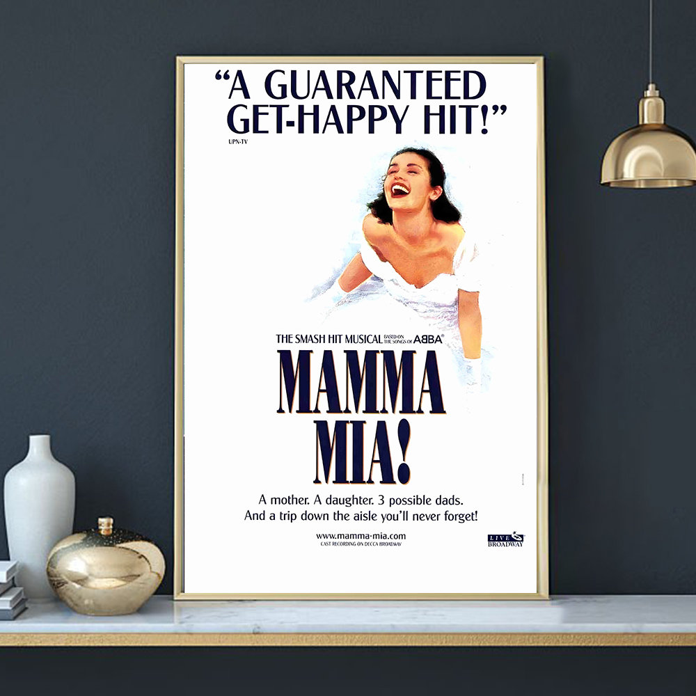 POSTER Mamma Mia Poster, Movie Poster, Mamma Mia Print, Film Posters ...