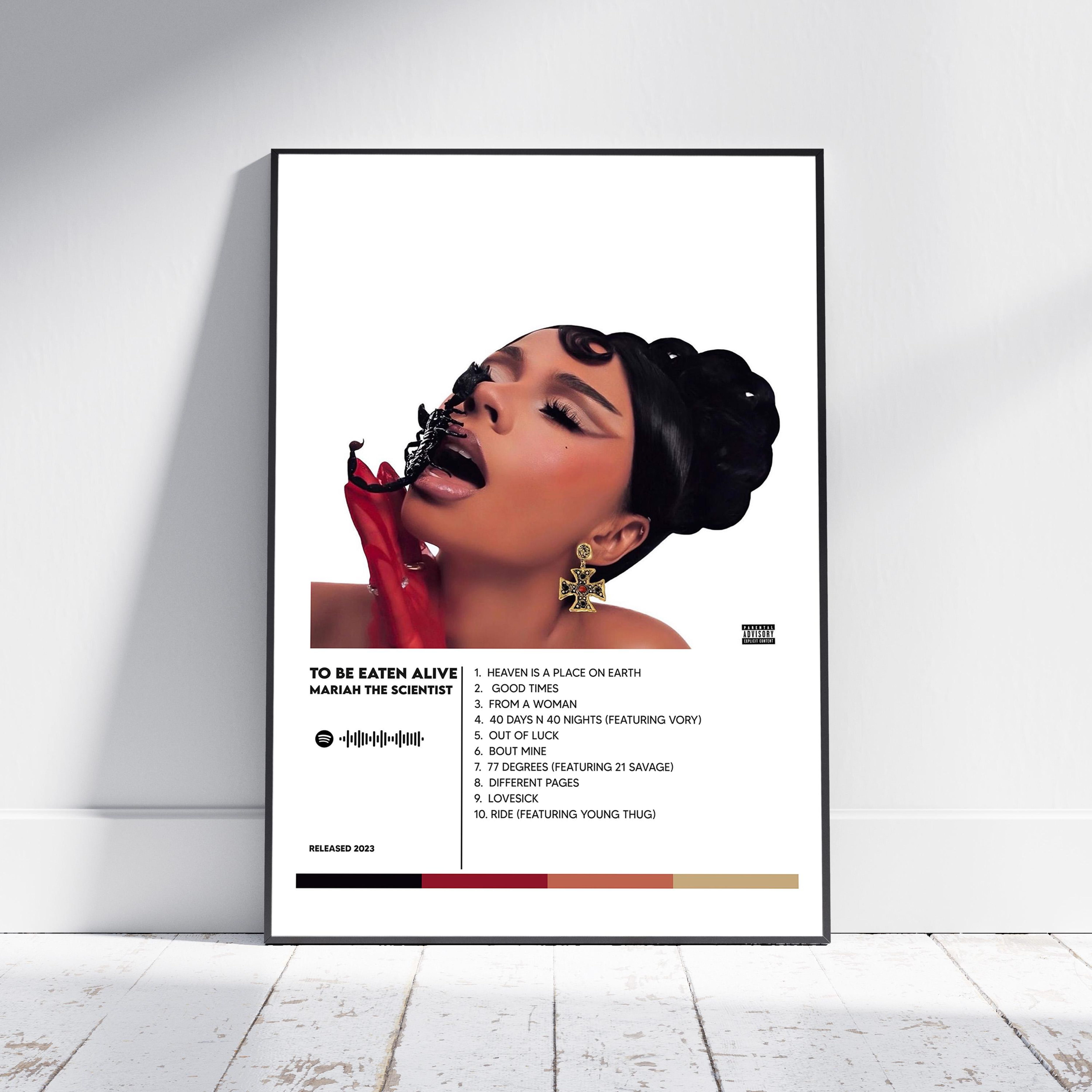 POSTER Mariah The Scientist - To Be Eaten Alive Album Poster | Album ...