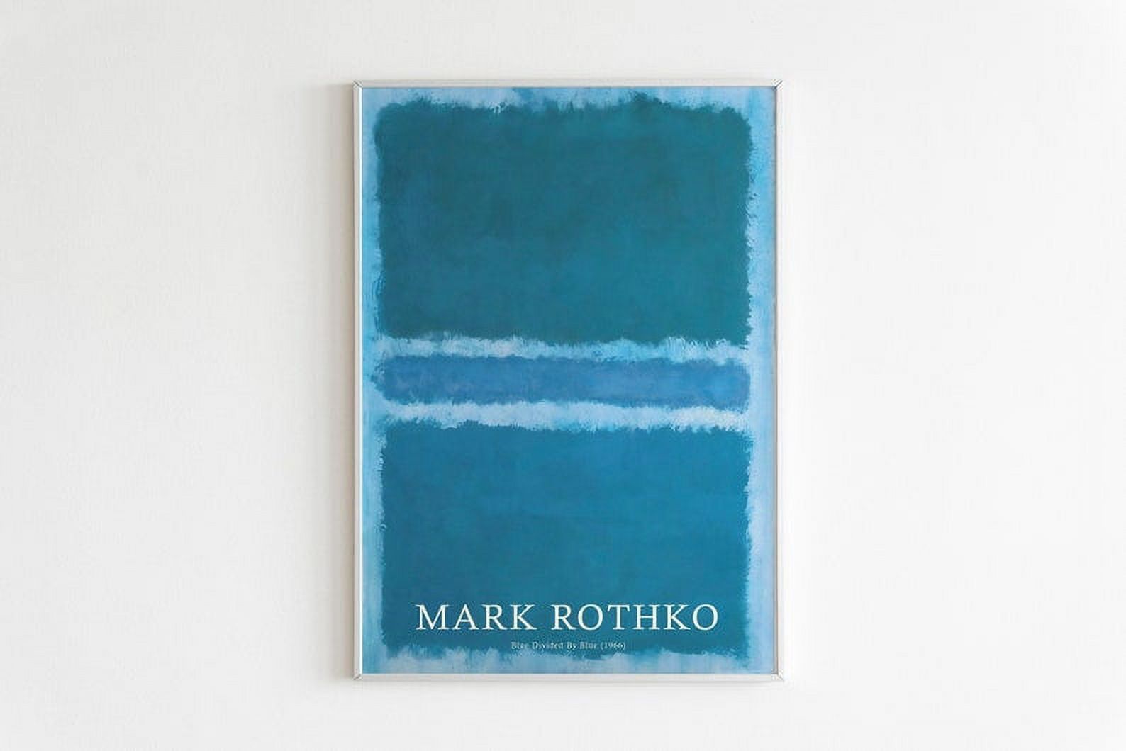 POSTER Mark Rothko Print, Blue Exhibition Rothko Reproduction Poster ...