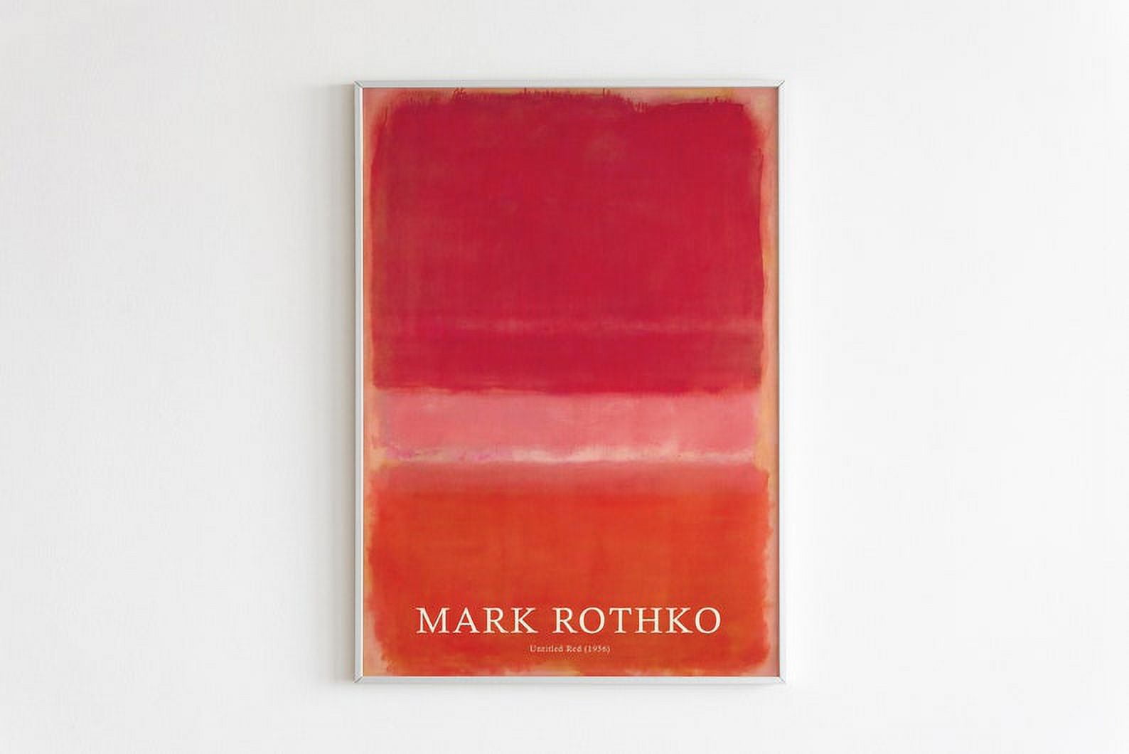 POSTER Mark Rothko White Center Poster Art Reproduction, Rothko ...