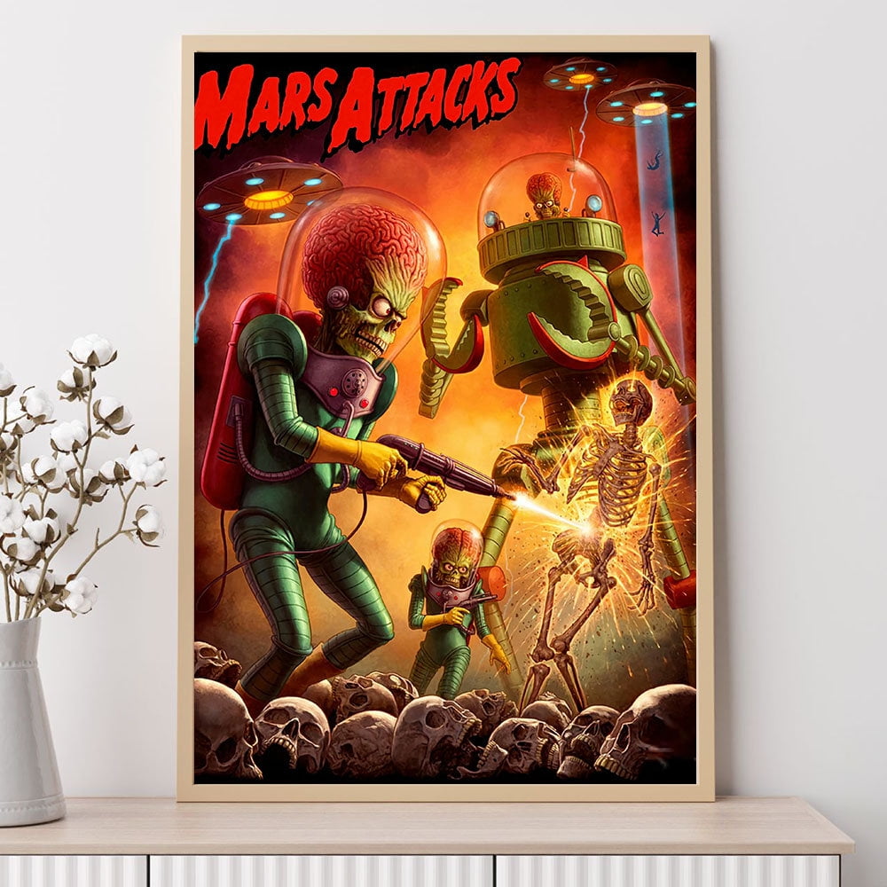 POSTER Mars Attacks! (1996)--Movie Poster, Art Prints, Home Decor,Wall ...