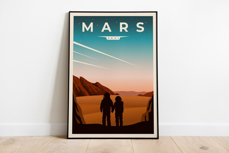 POSTER Mars Fantastic Premium Exhibition Poster, Housewarming Gifts ...