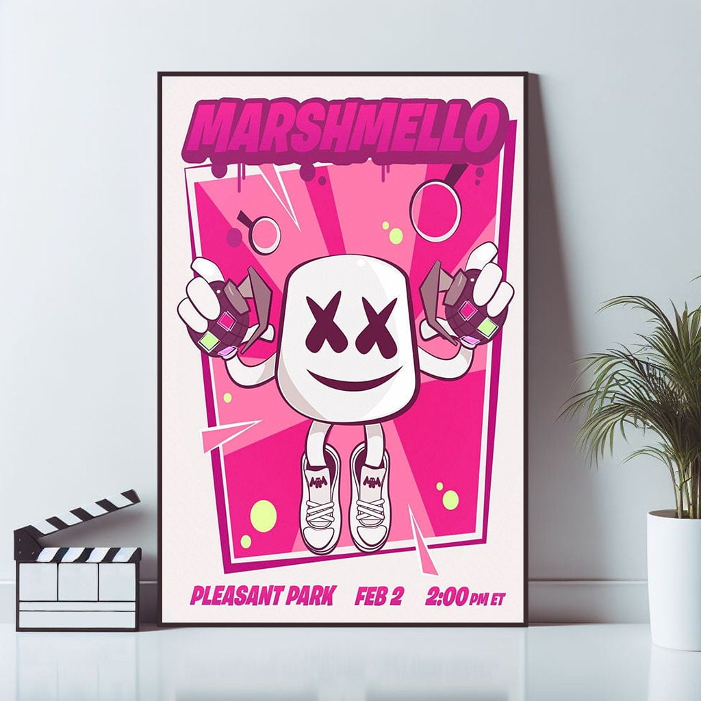 POSTER Marshmello Poster, Wall Art Prints, Art Poster, Poster Material ...