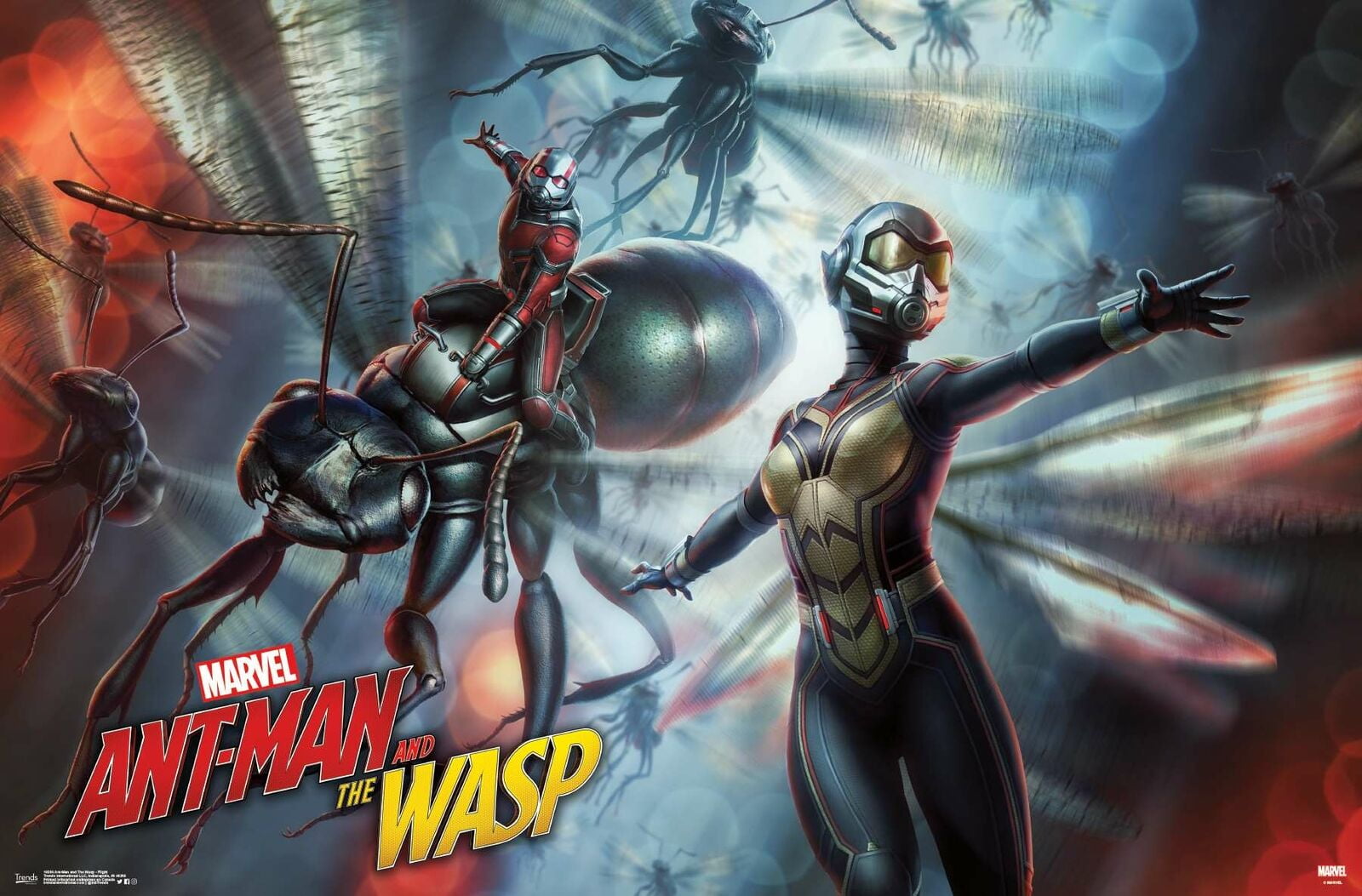 POSTER Marvel Cinematic Universe: Ant-Man and the Wasp - Flight Poster ...