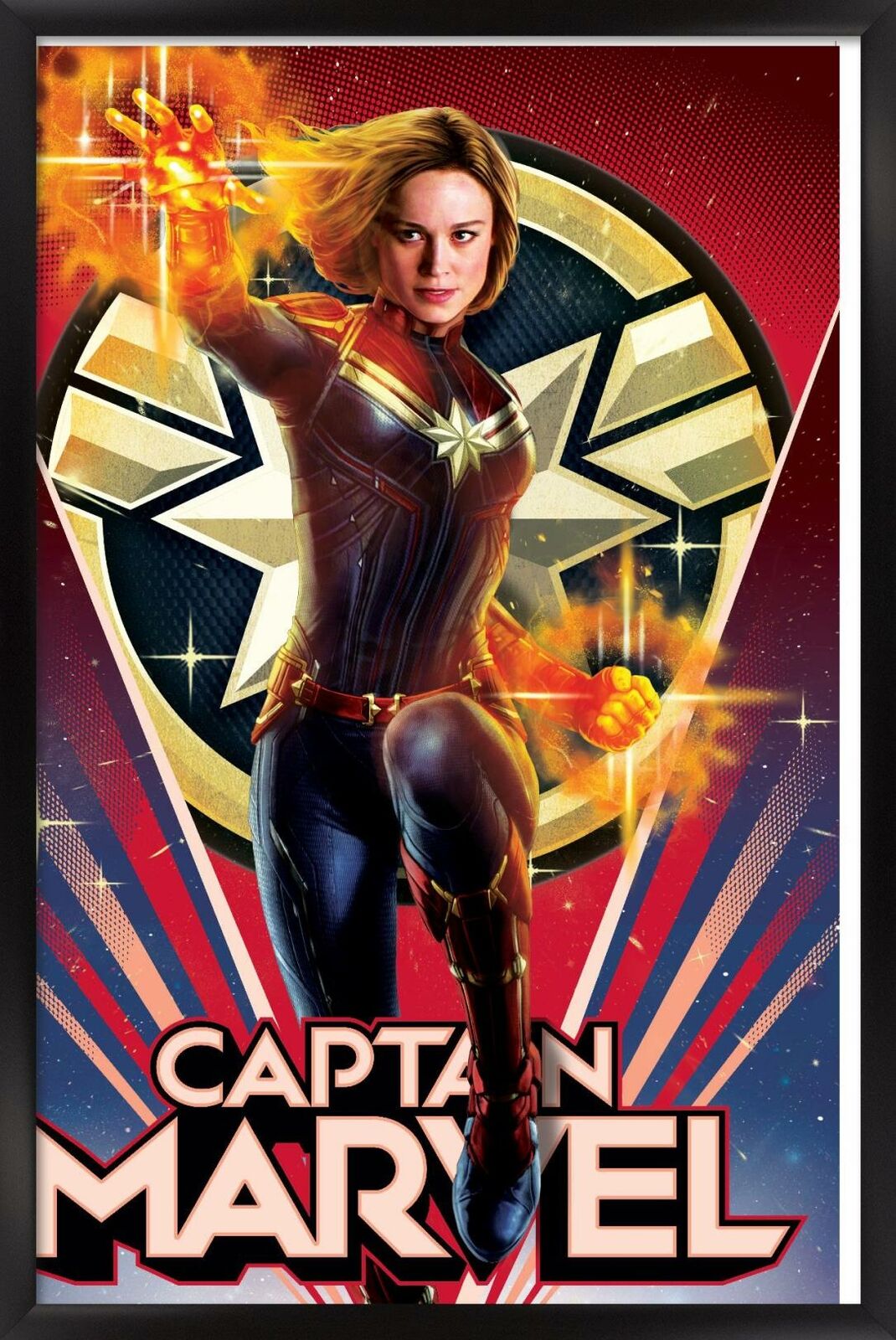 POSTER Marvel Cinematic Universe - Captain Marvel - Heroic Poster-24x36 ...