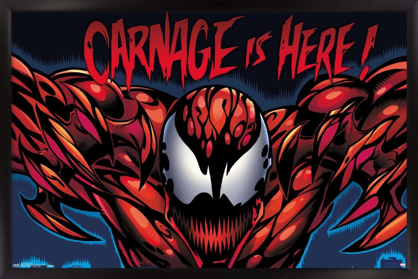 POSTER Marvel Comics - Carnage - Classic Poster-16x24-UNFRAMED ...