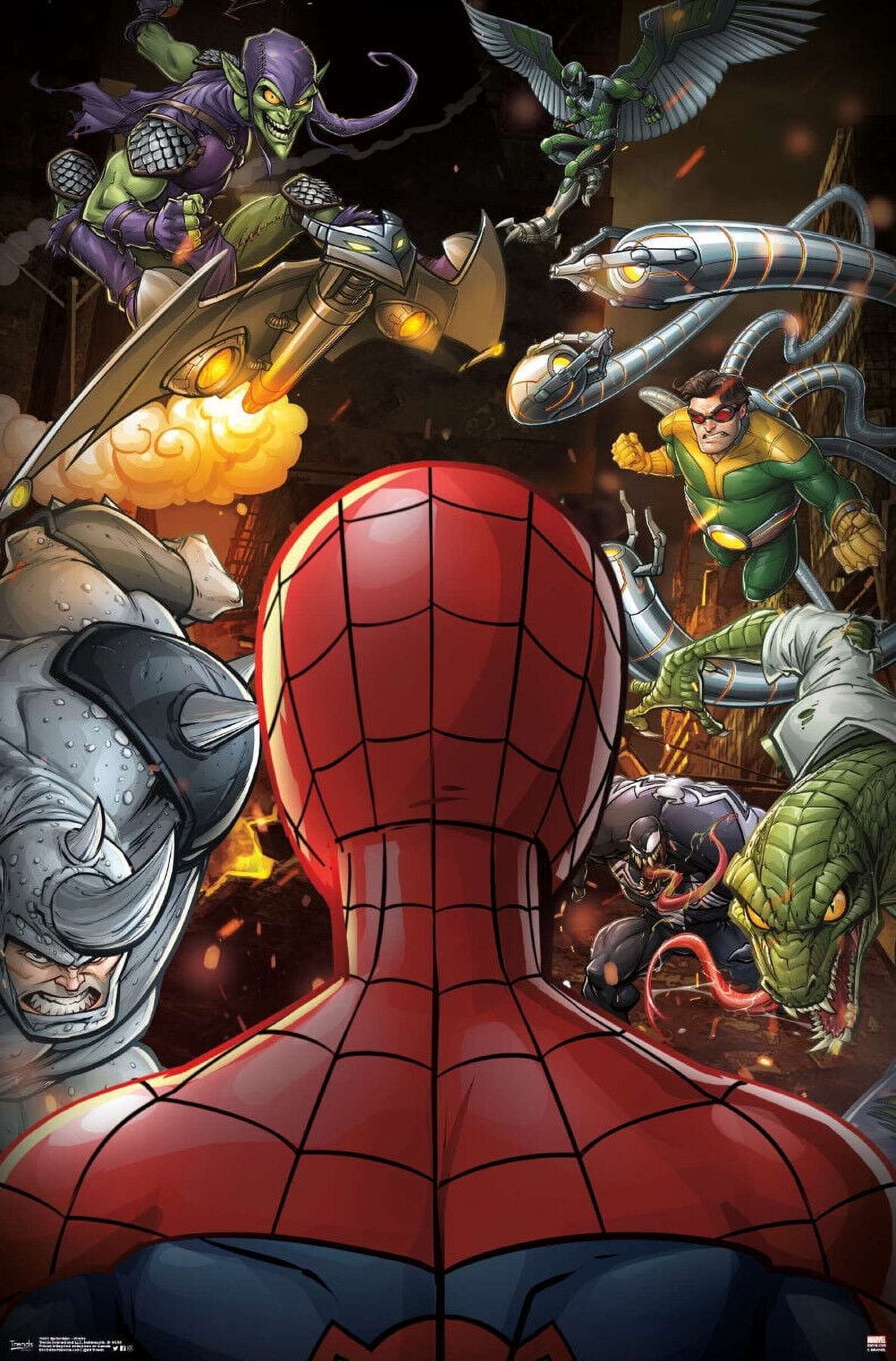 POSTER Marvel Comics - Spider-Man - VIllains Poster-12x18-UNFRAMED ...
