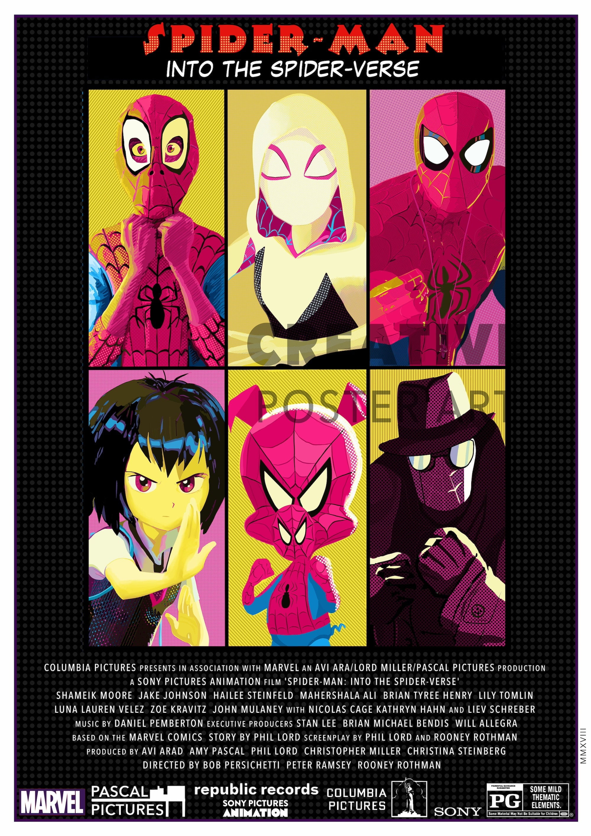 POSTER Marvel Spider-Man Poster, Into the Spider-Verse Film Poster ...