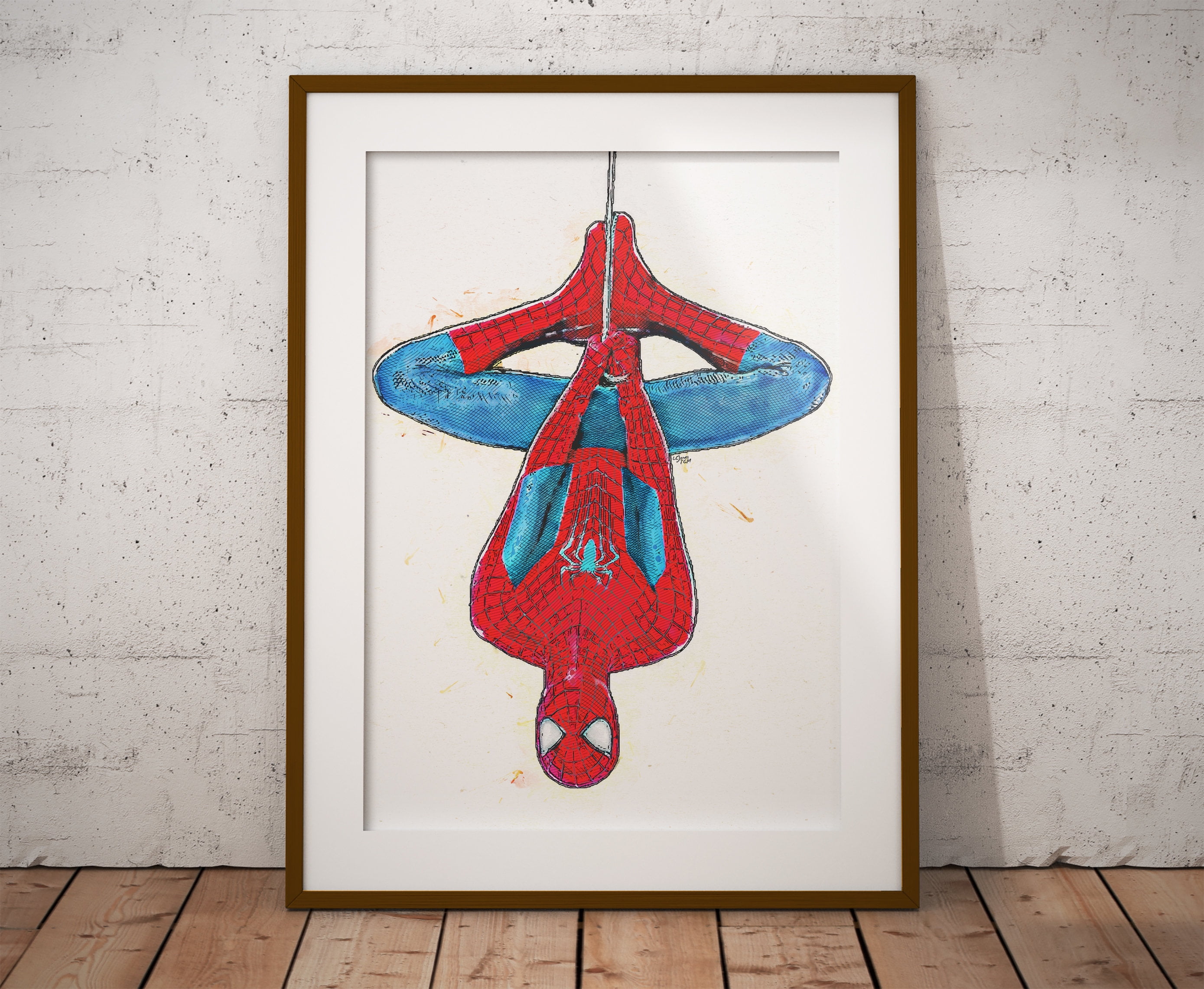 POSTER Marvel Spider-Man Spiderverse Line Drawing Sketch - Superhero ...