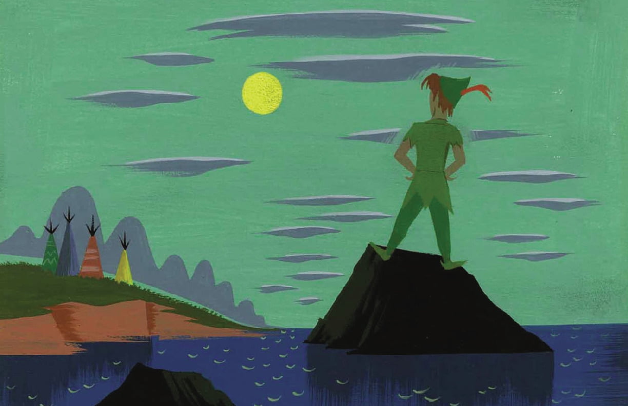 POSTER Mary Blair Peter Pan Indian Village Disney Concept Art Poster ...