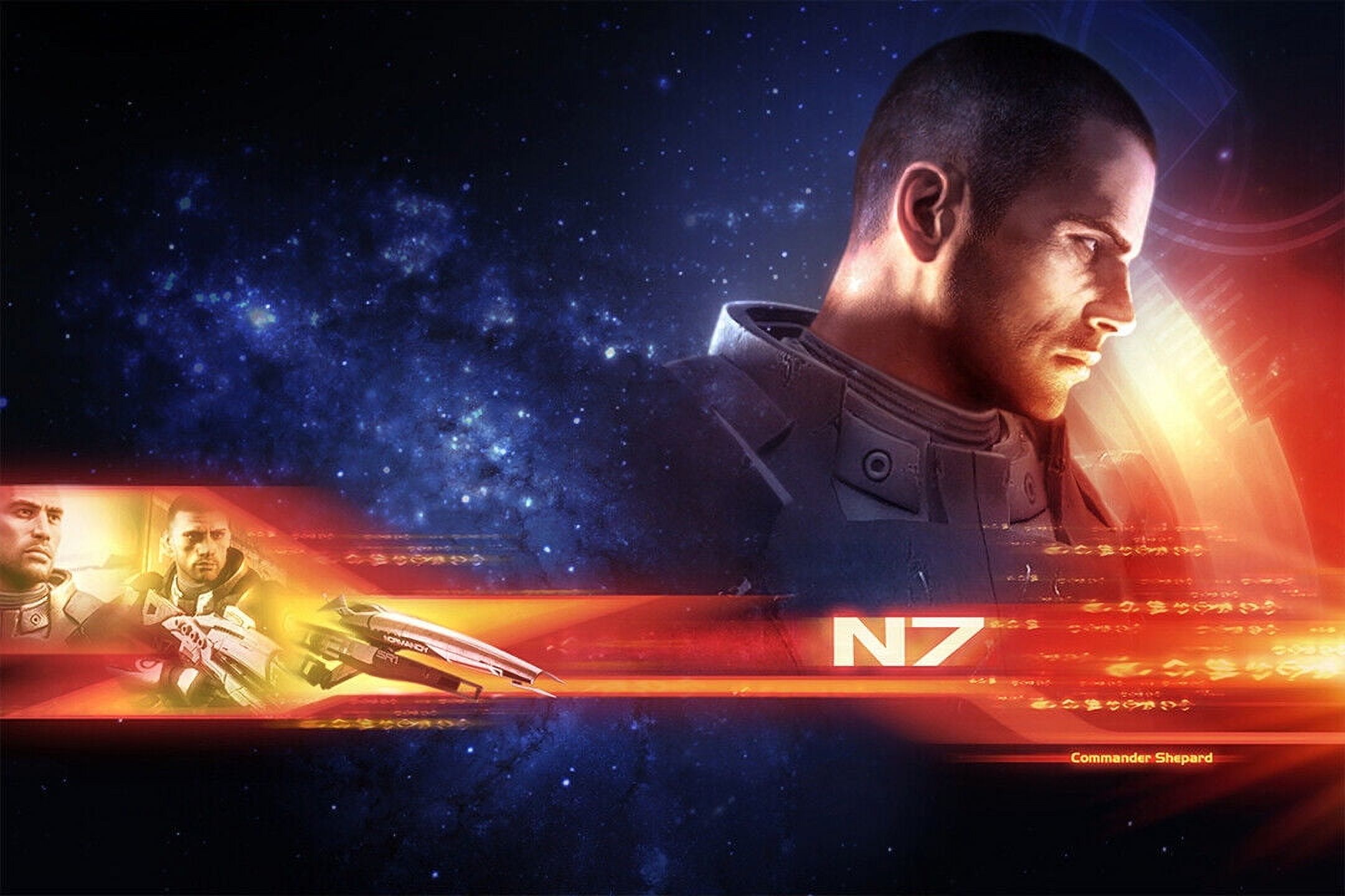 POSTER Mass Effect 4 Andromeda Me Fighting Shooting Game Wall Art Home ...