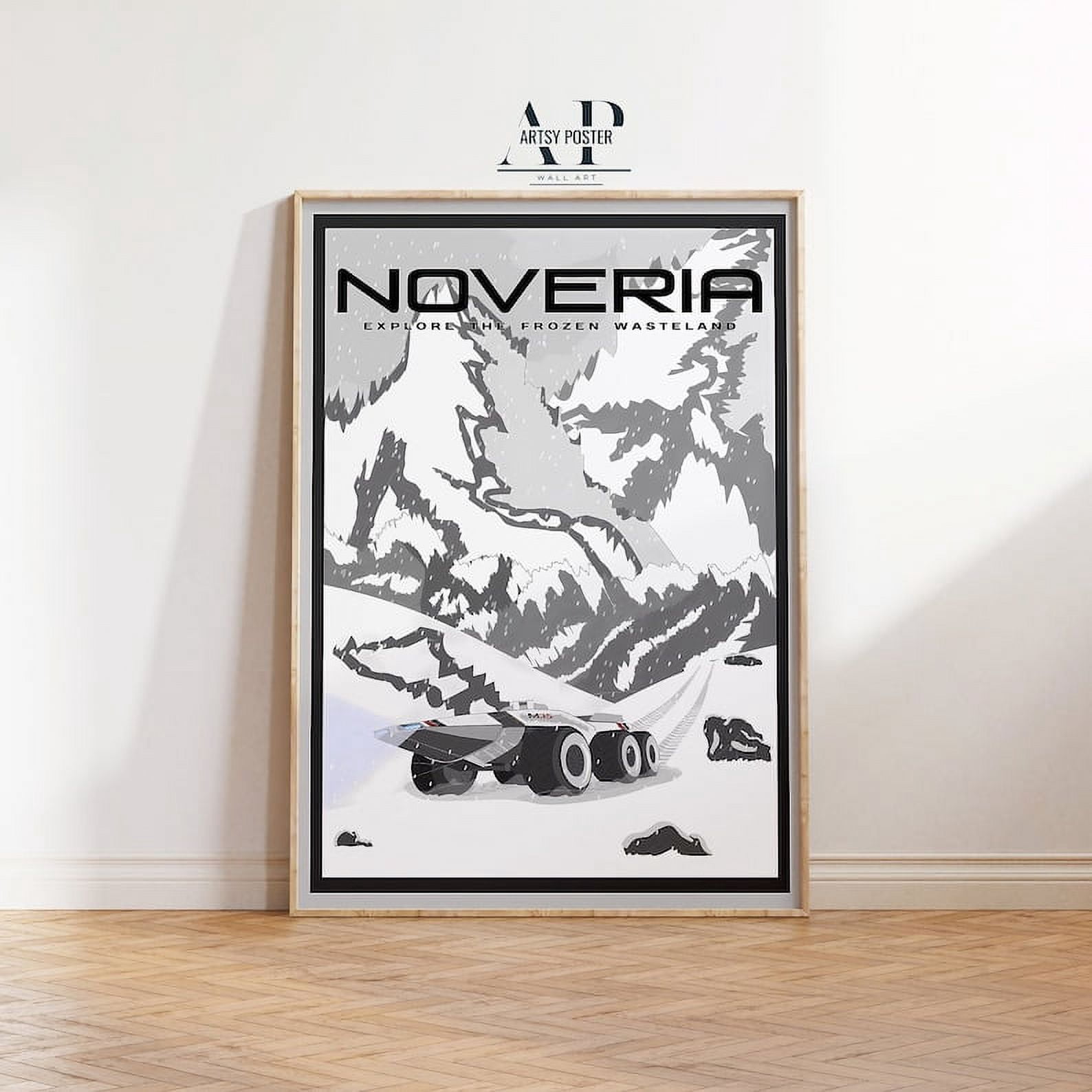POSTER Mass Effect Galaxies Travel Poster, Unique Sci-Fi Wall Art ...