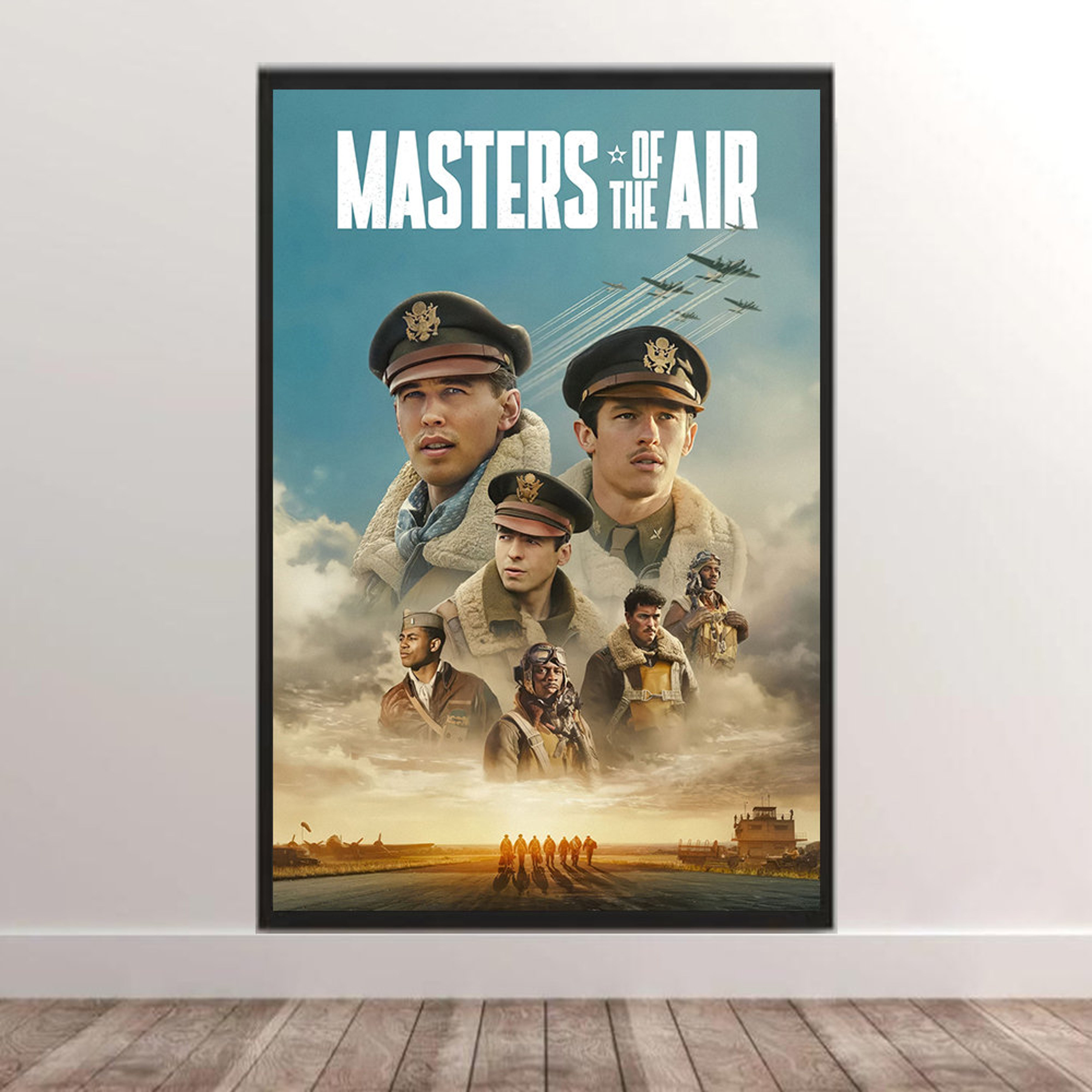POSTER Masters of the Air 2024 Movie Poster Classic Film Poster Wall Art Decor High Quality ...