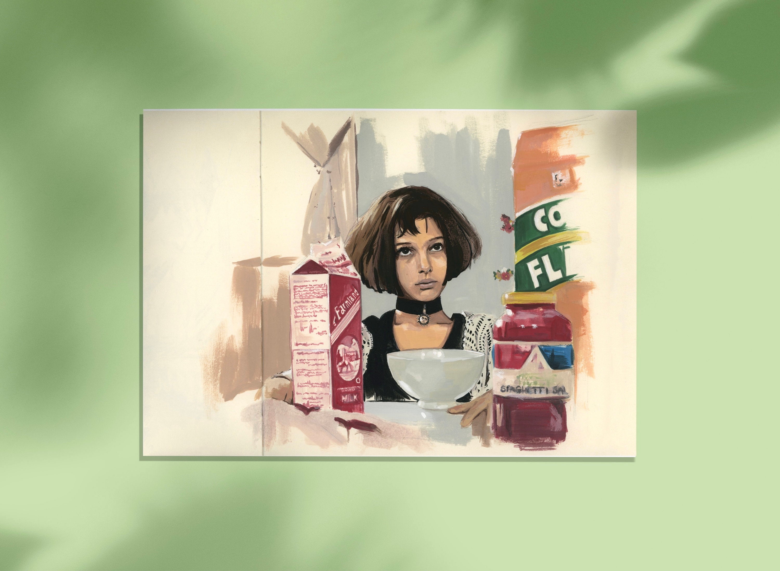 POSTER Mathilda - Leon: The professional gouache illustration art ...