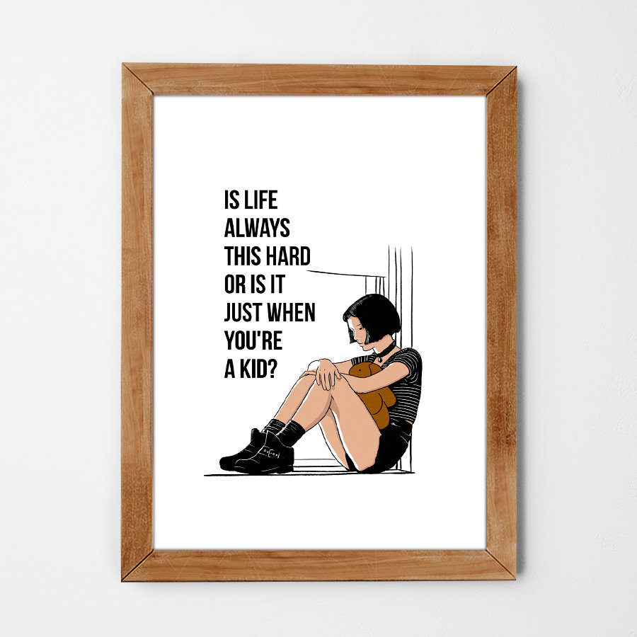 POSTER Mathilda Poster, Léon: The Professional, Natalie Portman, Cult ...