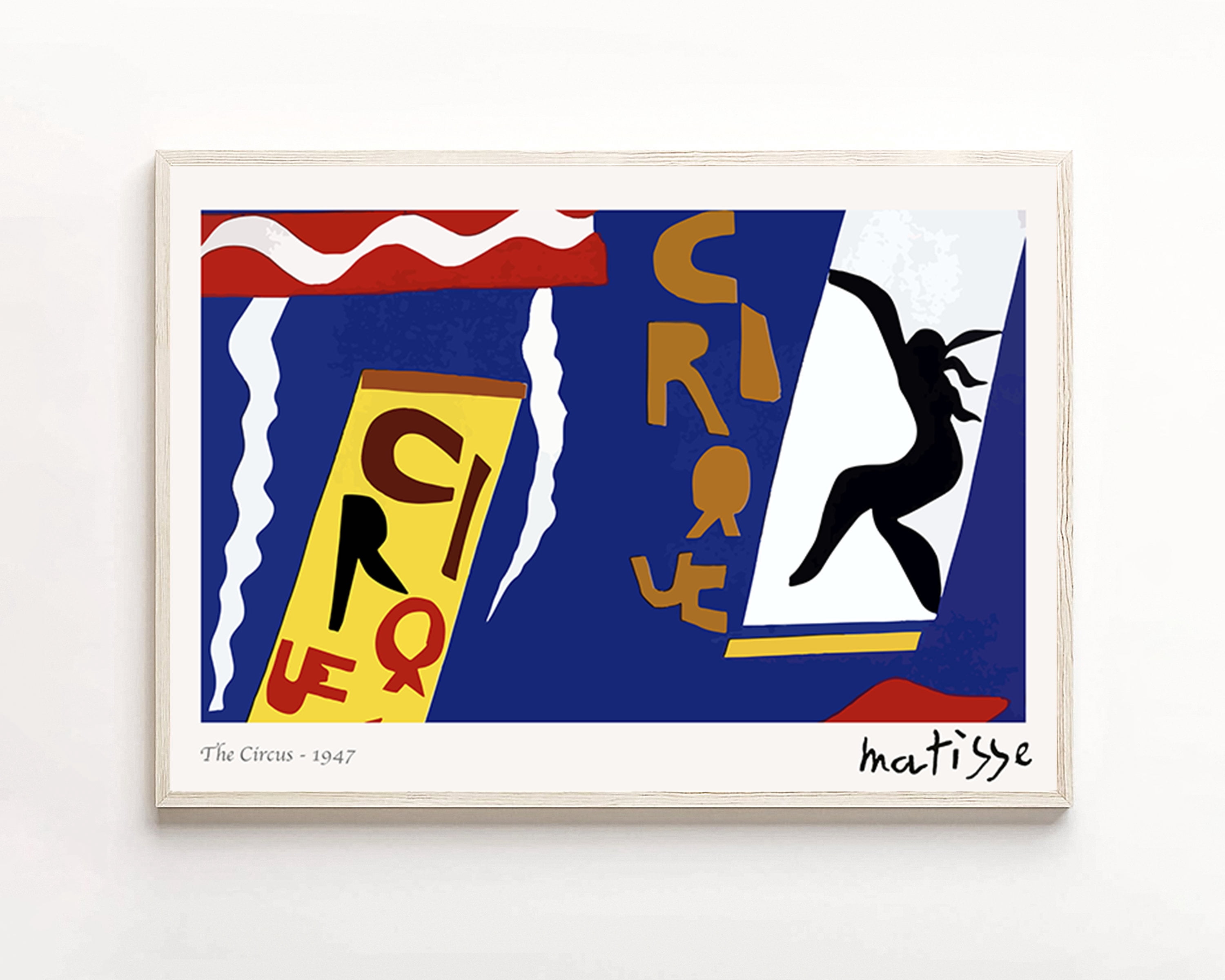 POSTER Matisse Wall Art, Henri Matisse Signed, Matisse Circus,Poster ...