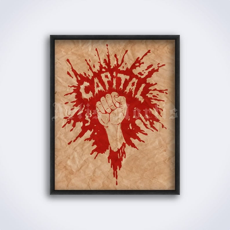 POSTER May 68 anti capitalism poster - 1968 uprising in Paris, protest ...