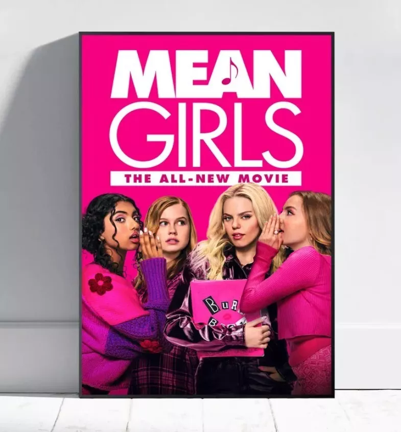 POSTER Mean Girls Poster, Lindsay Lohan Wall Art, Rolled Print UNFRAMED ...