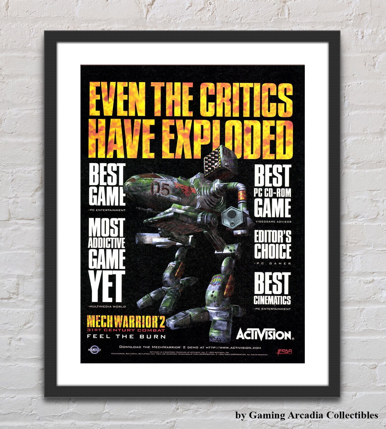 POSTER Mech Warrior 2 PC Poster-12x18-UNFRAMED - Walmart.com
