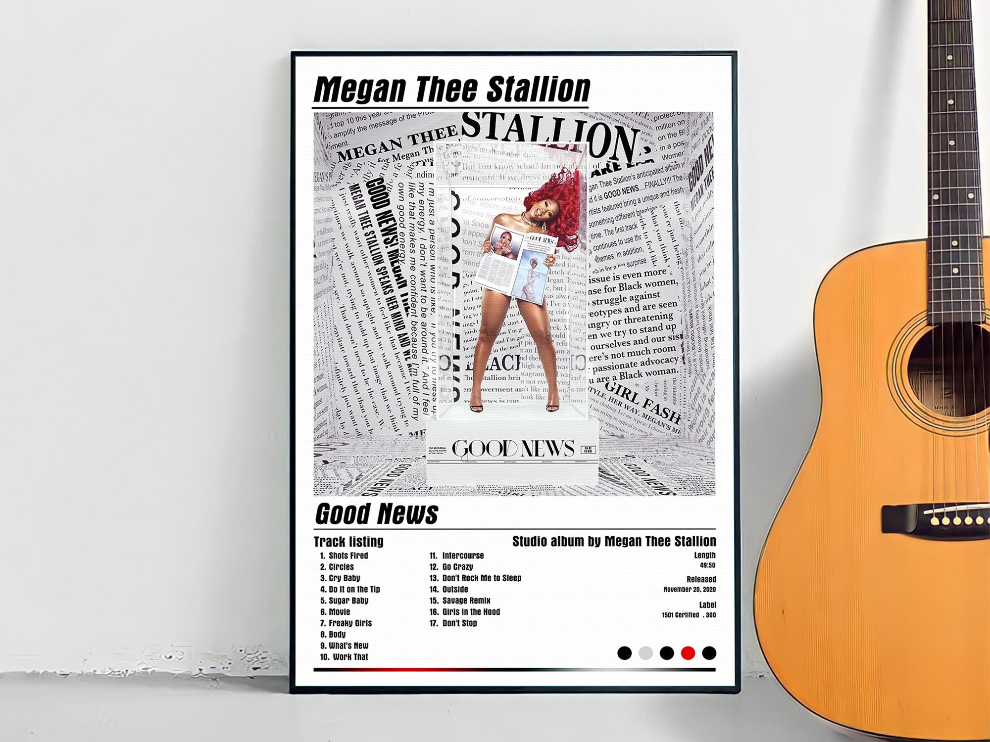POSTER Megan Thee Stallion - Good News | Album Cover Poster-UNFRAMED - Walmart.com