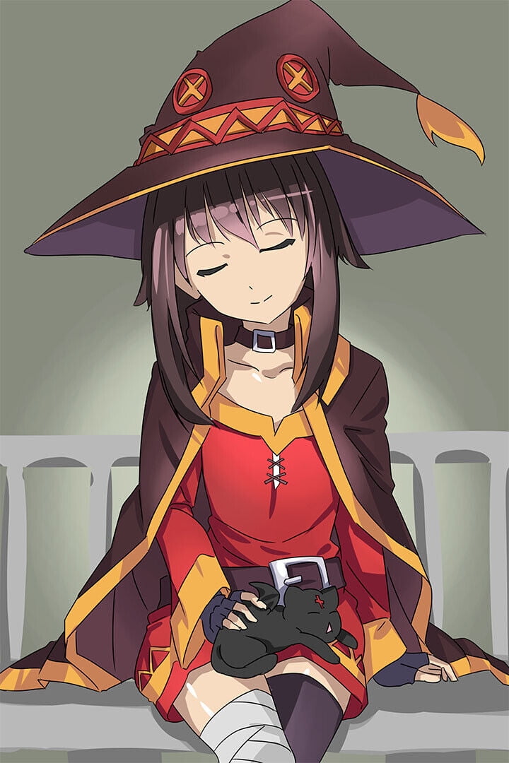 POSTER Megumin Konosuba Anime Movie Comedy Action Print Wall Art Home ...