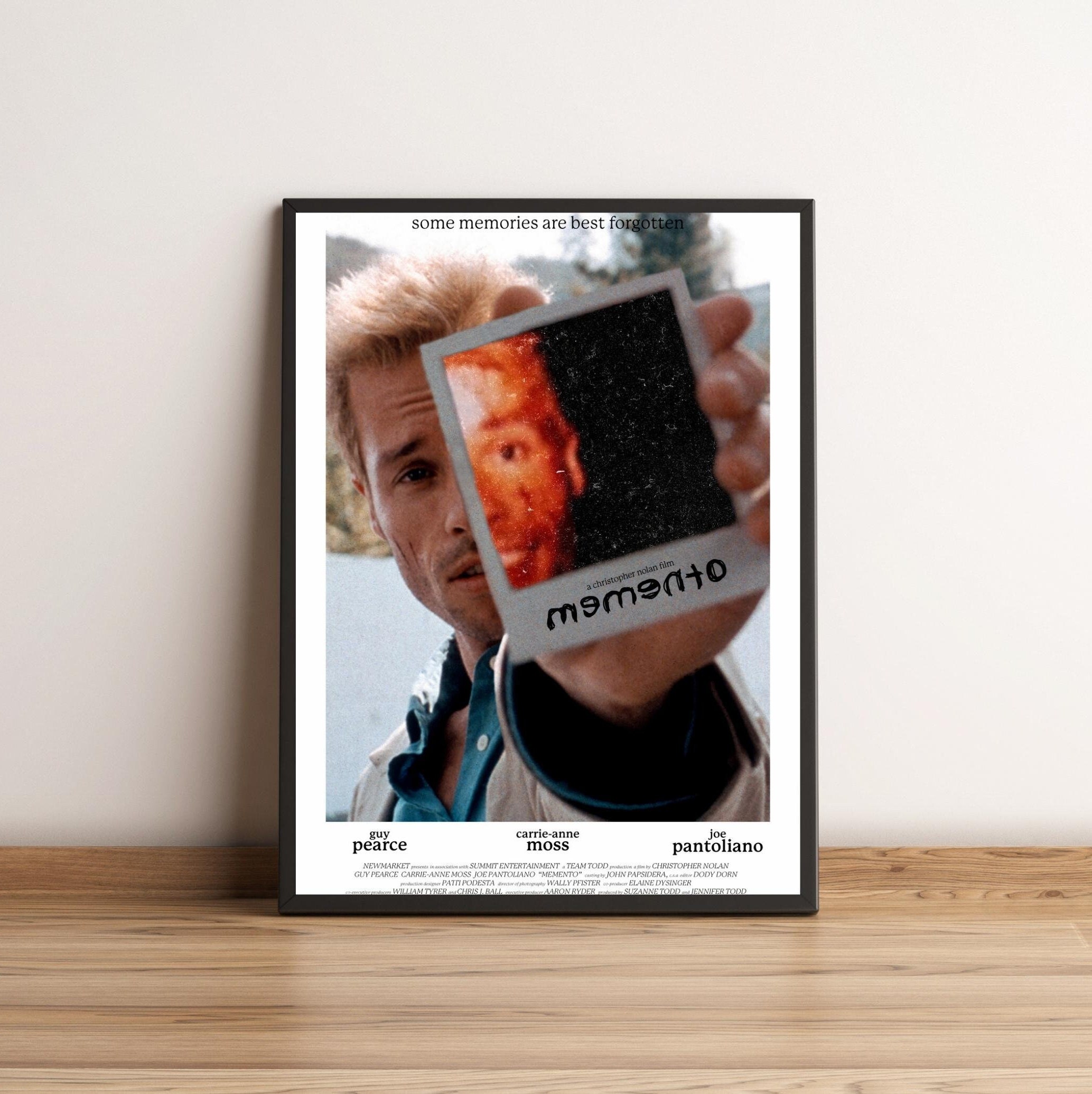 POSTER Memento Poster, Memento Wall Art, Wall Hangings, Christopher Nolan Poster, Retro Movie ...